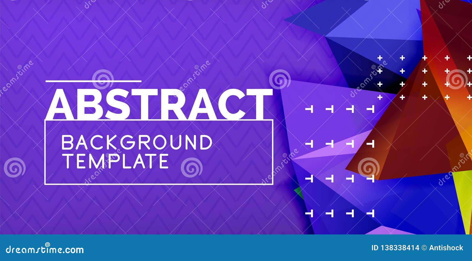 Vector Triangular 3d Geometric Shapes Background, Modern Poster Design ...