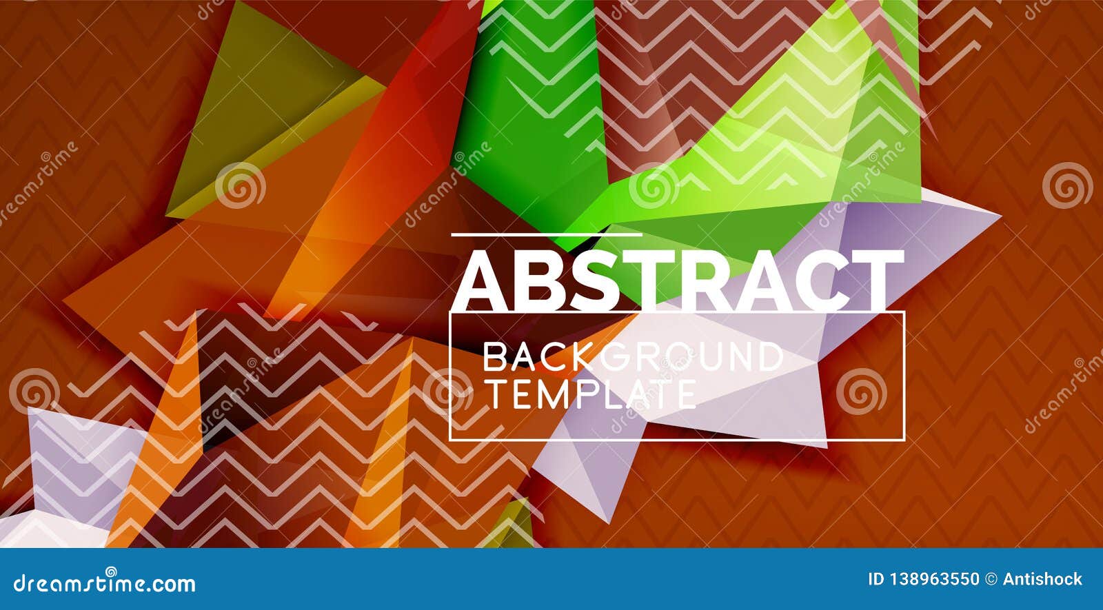 Vector Triangular 3d Geometric Shapes Background, Modern Poster Design ...