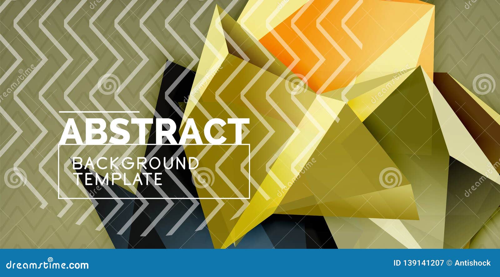 Vector Triangular 3d Geometric Shapes Background, Modern Poster Design ...