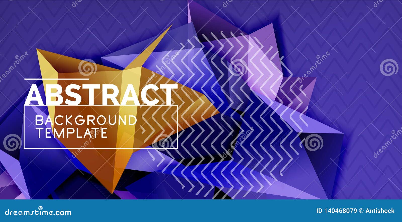 Vector Triangular 3d Geometric Shapes Background, Modern Poster Design ...