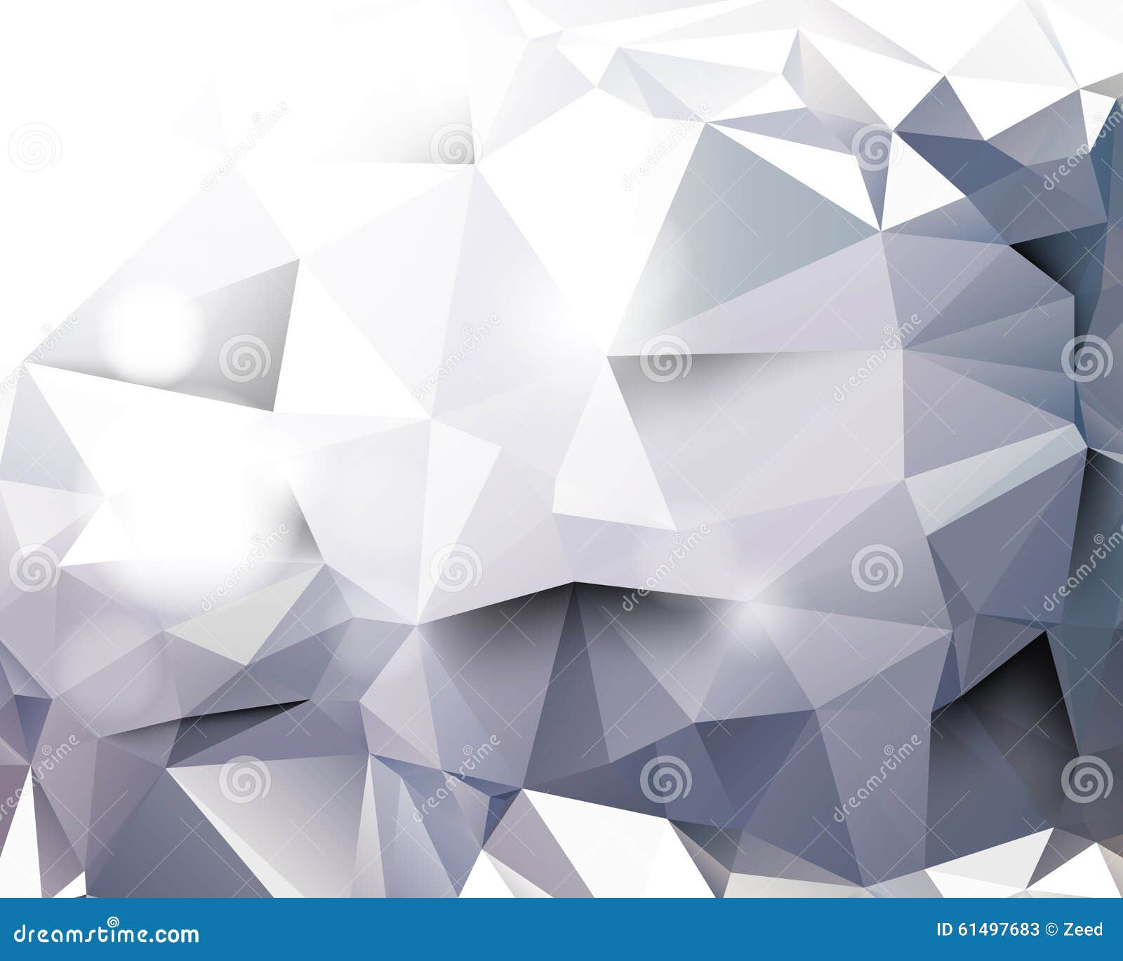 Vector Triangular 3d Geometric Shapes Background, Modern Poster Design ...