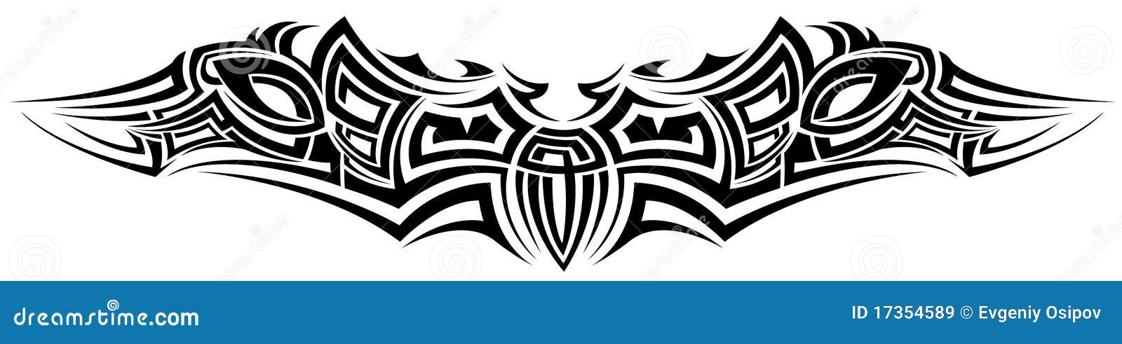 Vector tribal stock de ilustración. Ilustración de blanco - 17354589