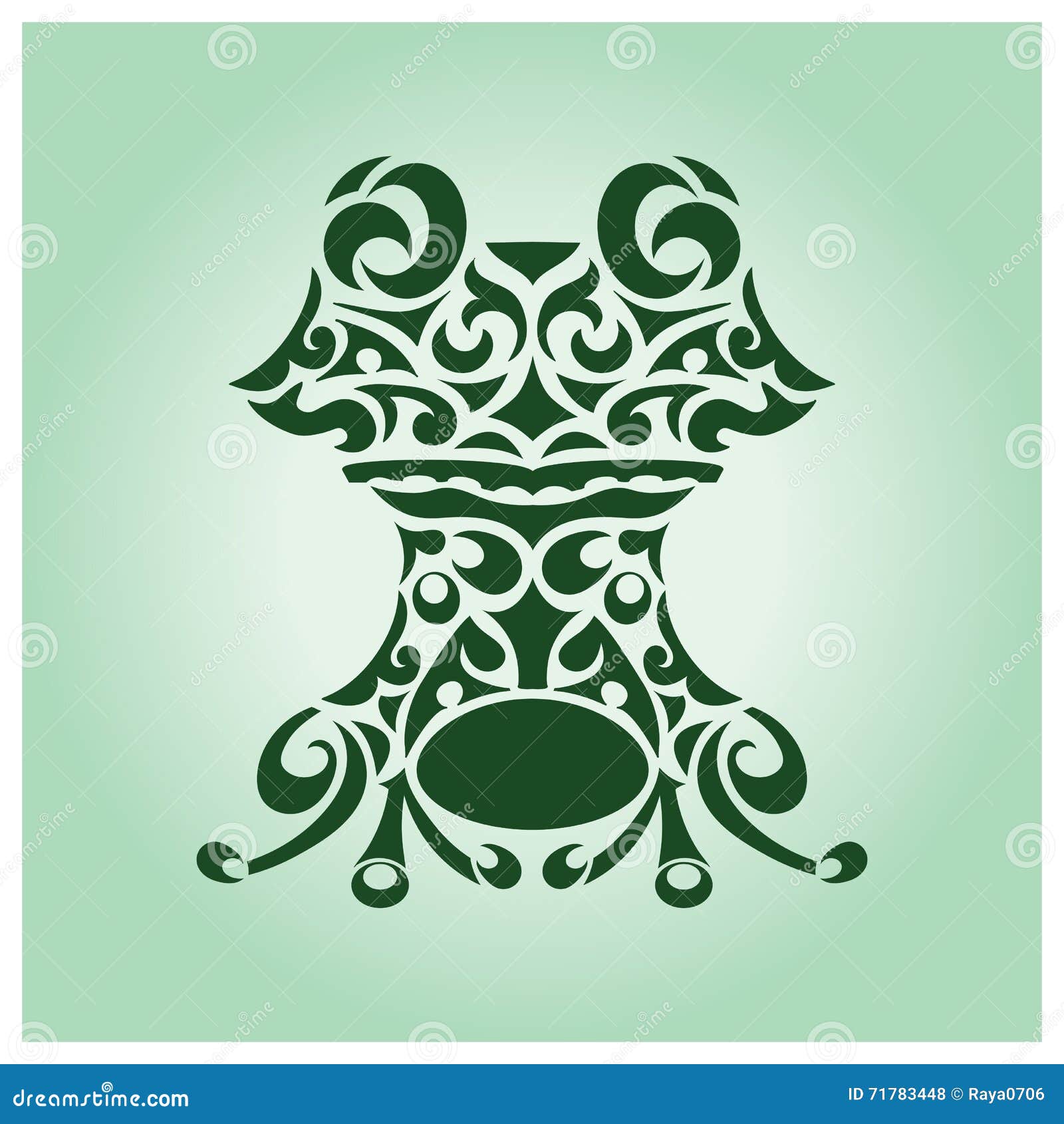 Frog Tribal Stock Illustrations – 392 Frog Tribal Stock Illustrations ...