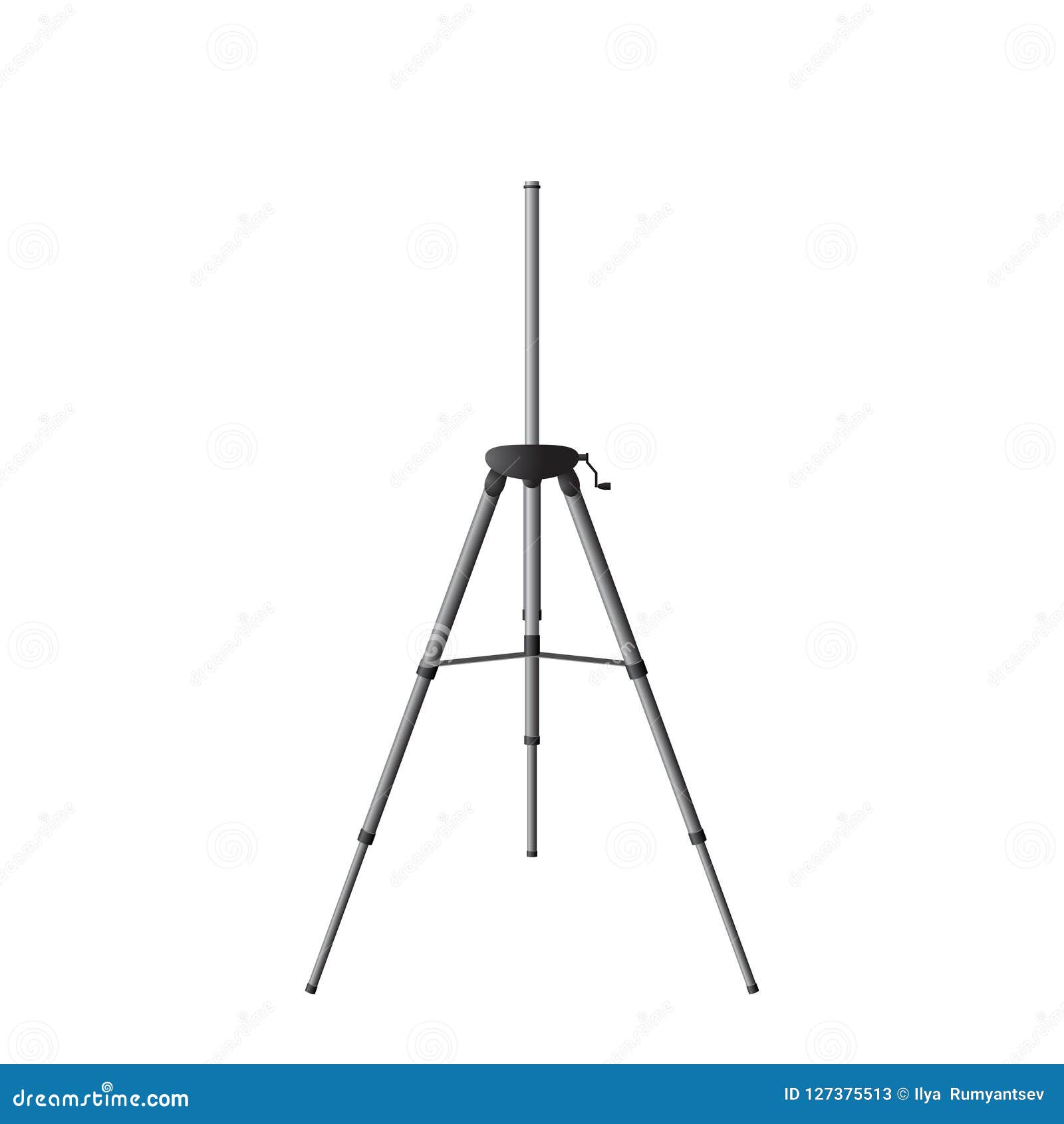 Vector tripod illustration stock vector. Illustration of studio - 127375513