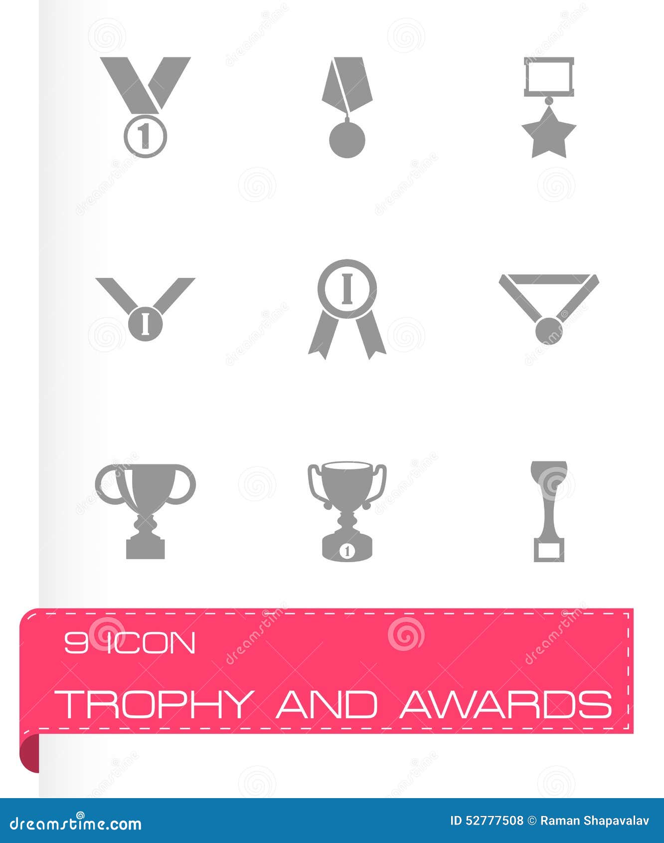 Vector Trophy Illustration | CartoonDealer.com #114103143