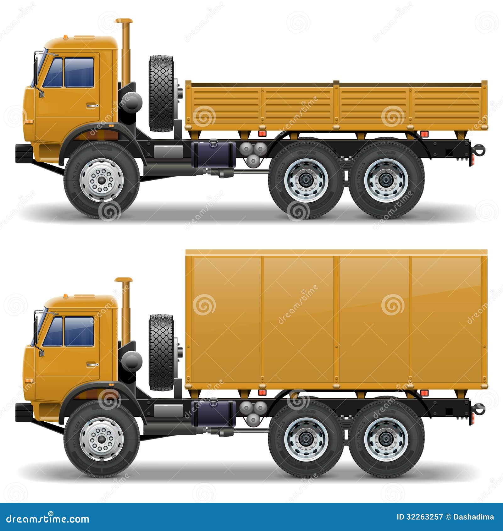 Vector Trucks Set 1 | CartoonDealer.com #32263257