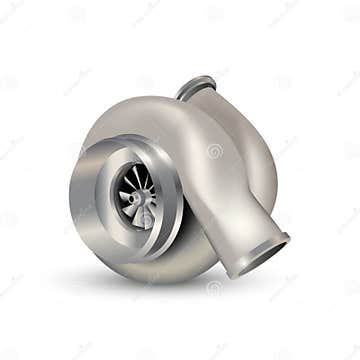 Vector Turbocharger Illustration Stock Vector - Illustration of single ...