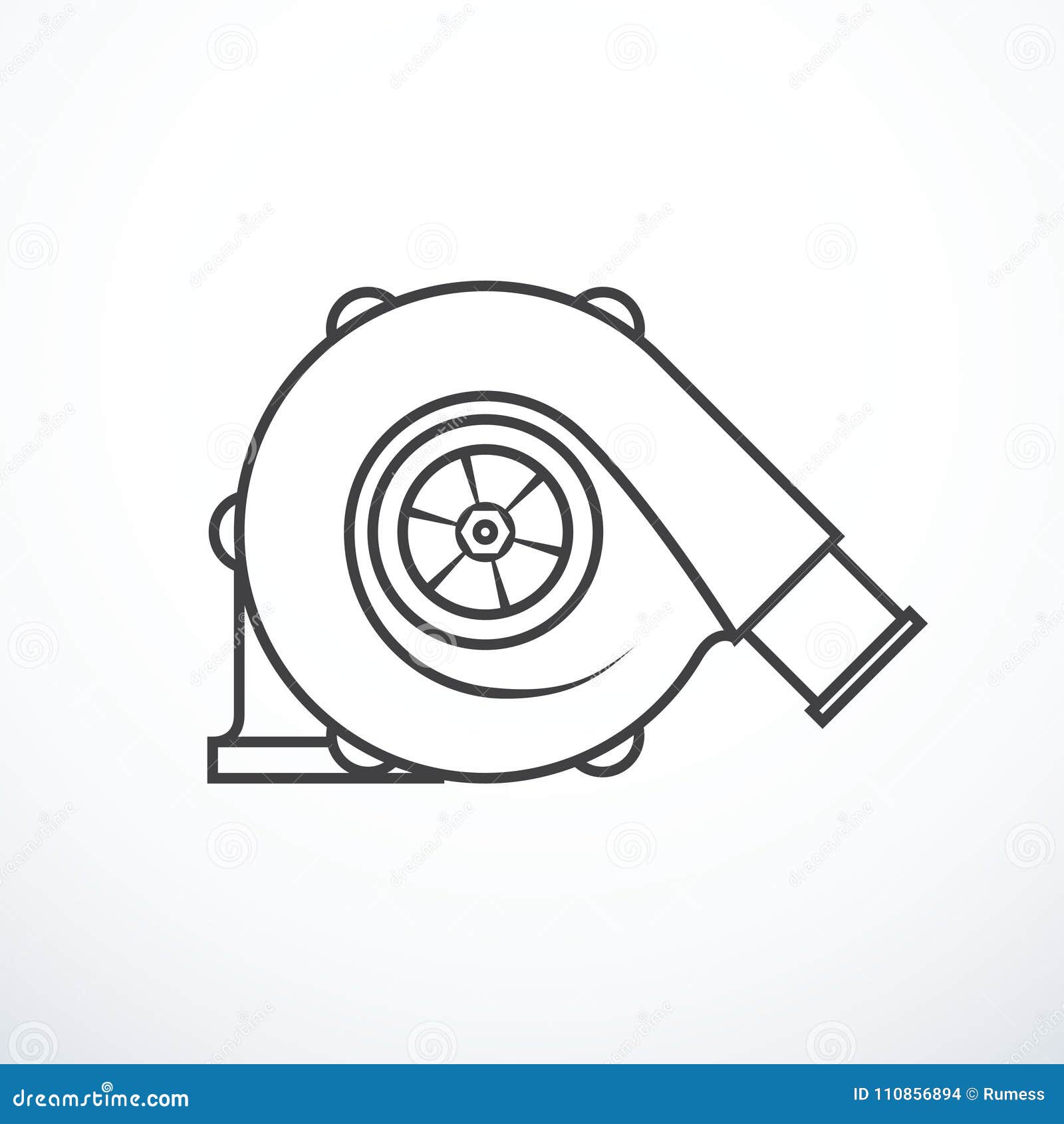 Vector Turbocharger Illustration | CartoonDealer.com #83173809 Vector Turbocharger Illustration | CartoonDealer.com #83173809