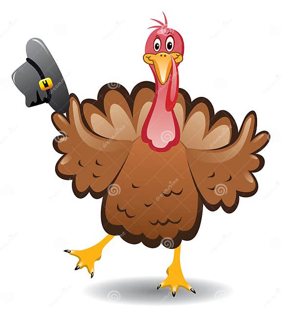Vector turkey stock vector. Illustration of beak, feet - 27262511