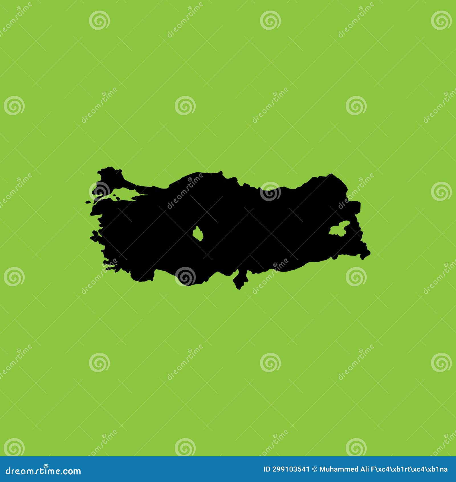 Vector of Turkey. Flat Style Stock Vector - Illustration of geography ...