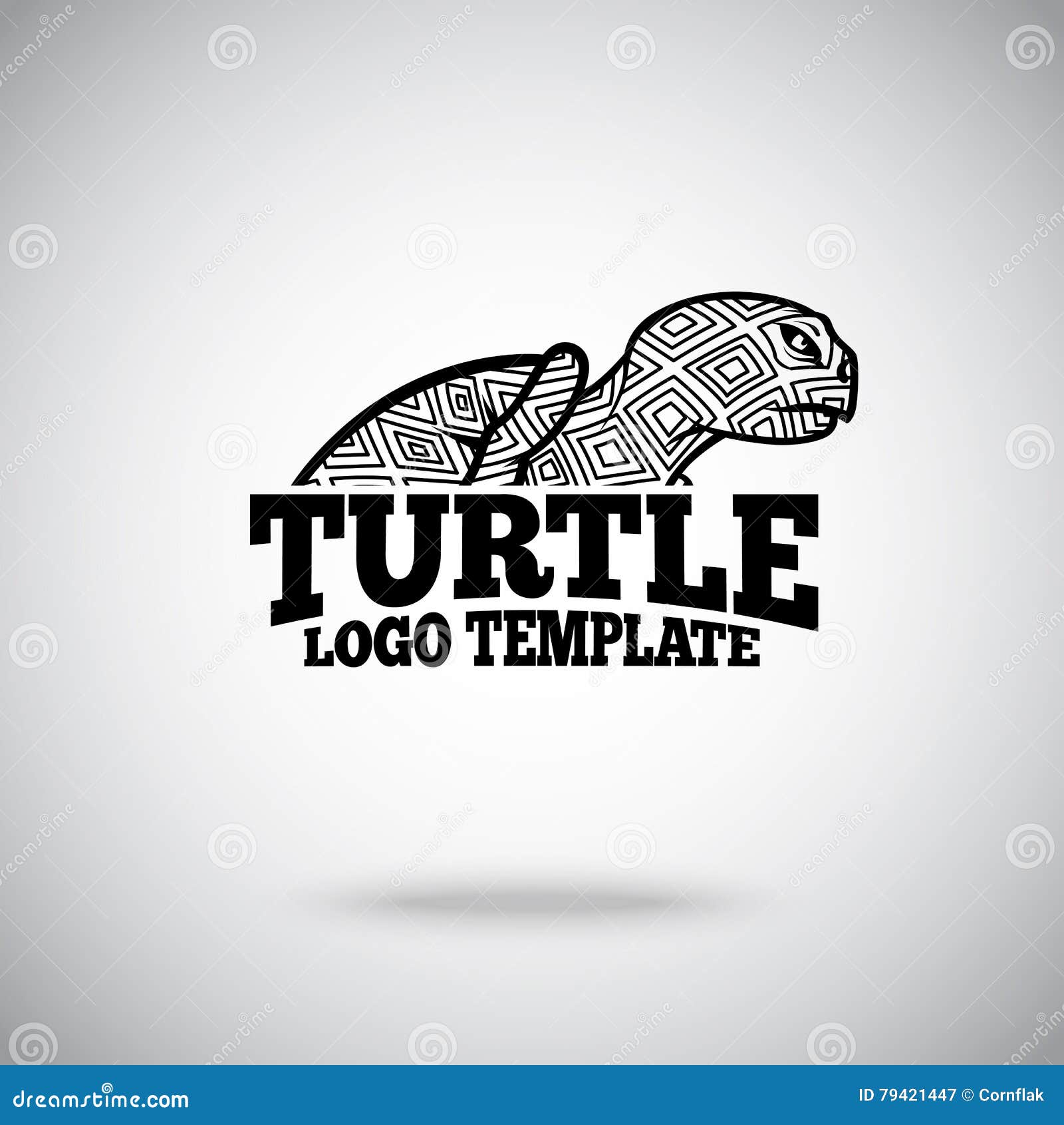 Vector Of Turtle Design On A White Background. Wild Animals. Underwater ...