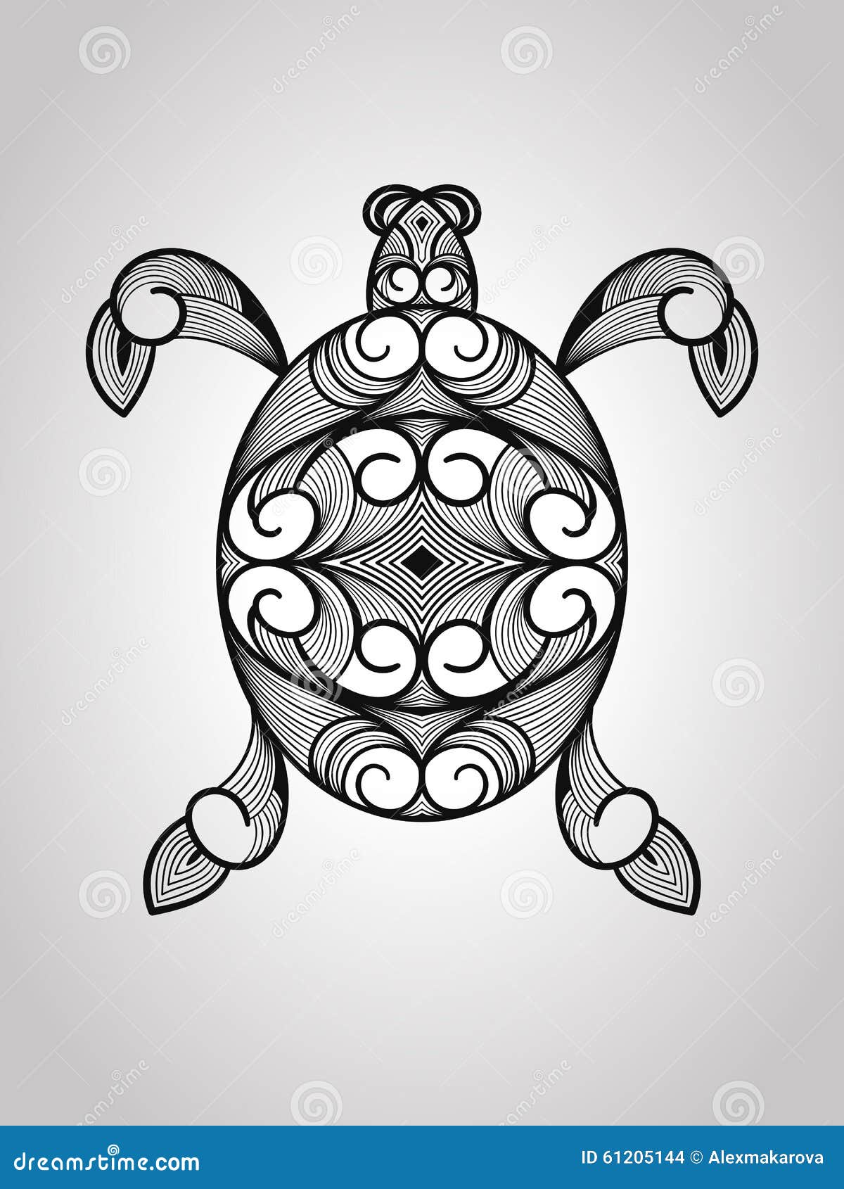 Tiki Turtle Royalty-Free Stock Photography | CartoonDealer.com #39303155