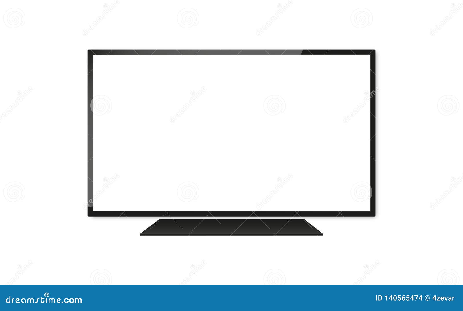 Vector TV Screen vector stock illustration. Illustration of electronic ...