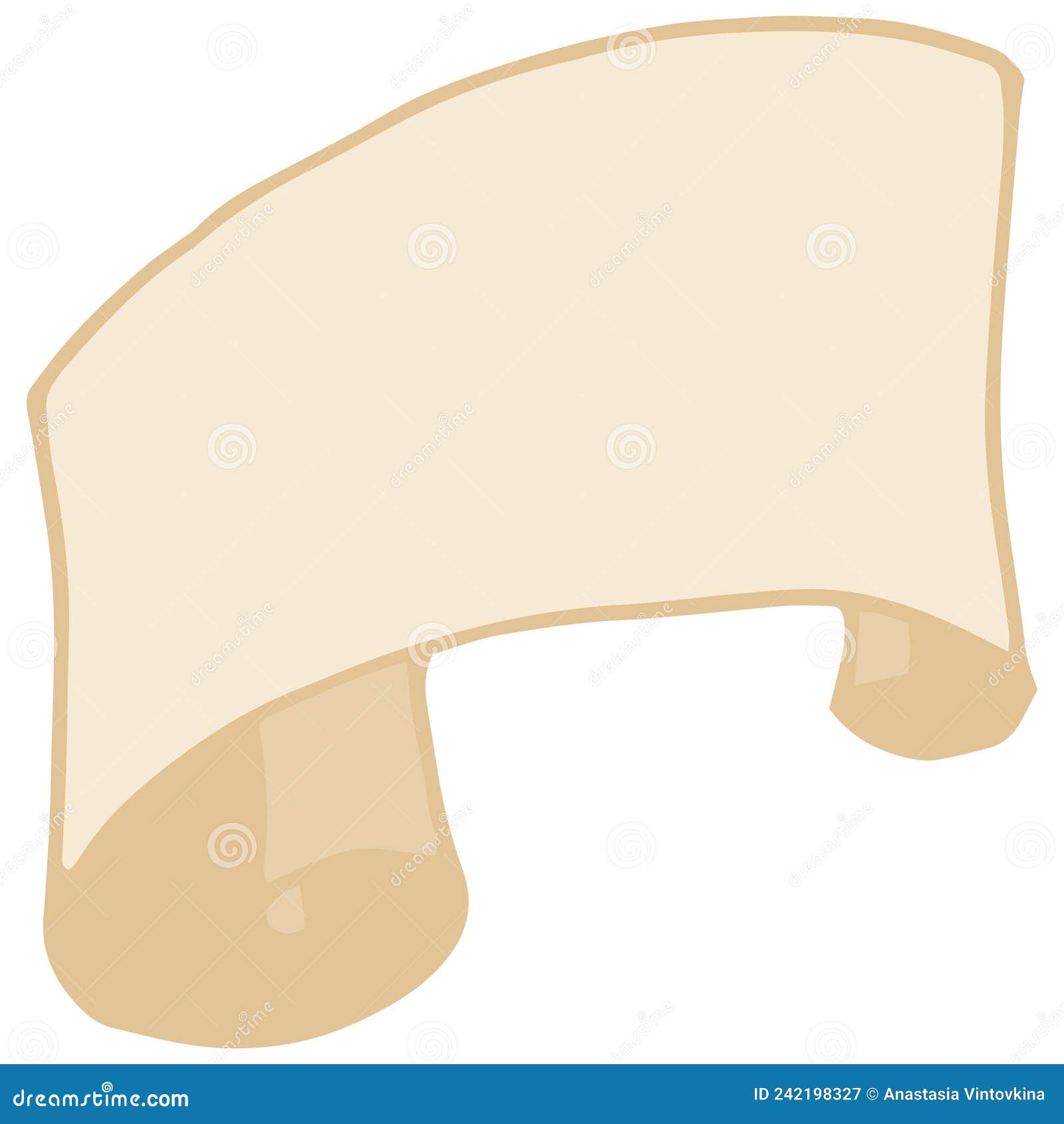 The Twisted Scroll is Light Brown in Color. Banners with a Spiral ...