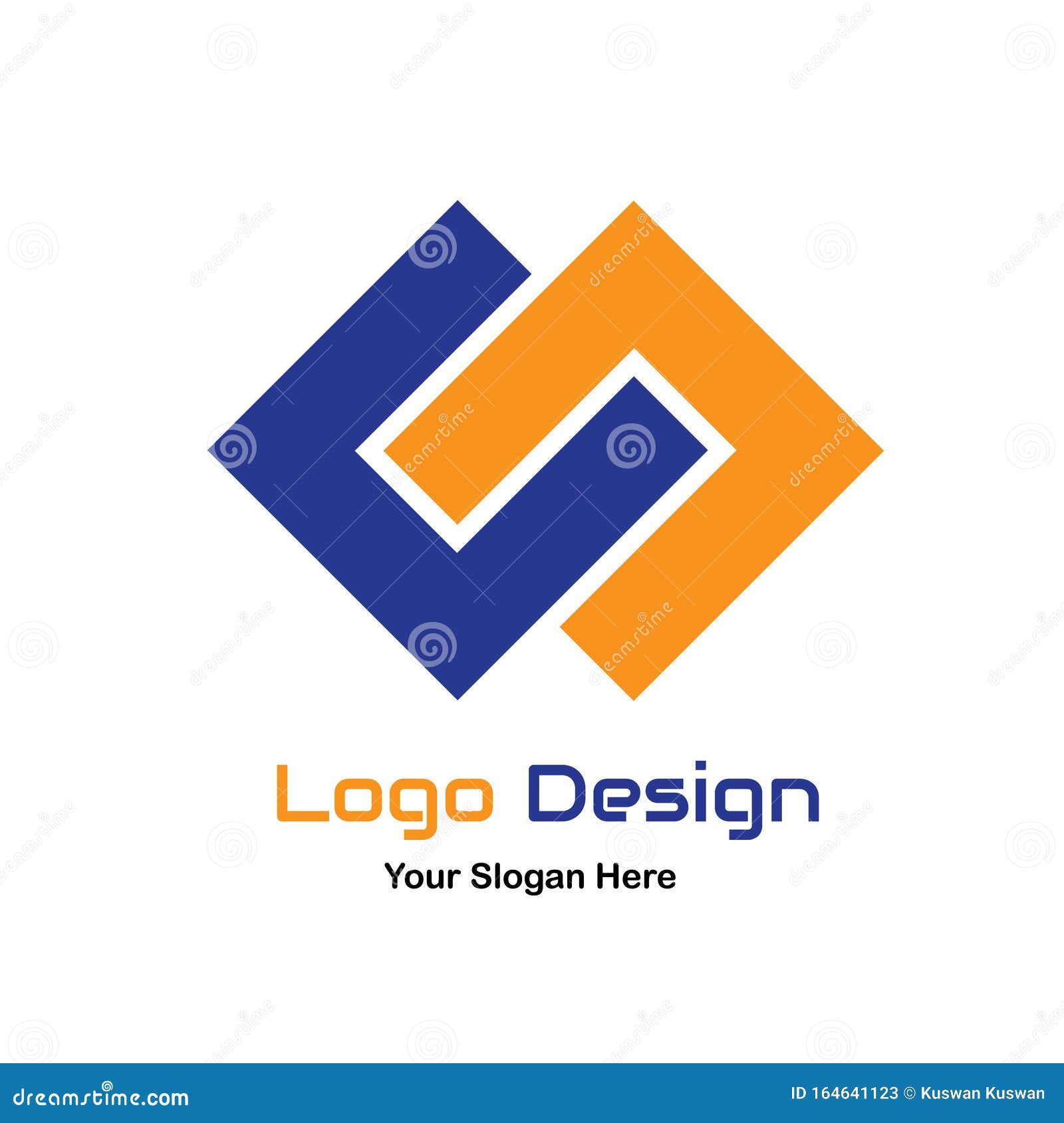 Vector TWO OBJECT Logo Design in Eps.10 Stock Vector - Illustration of ...