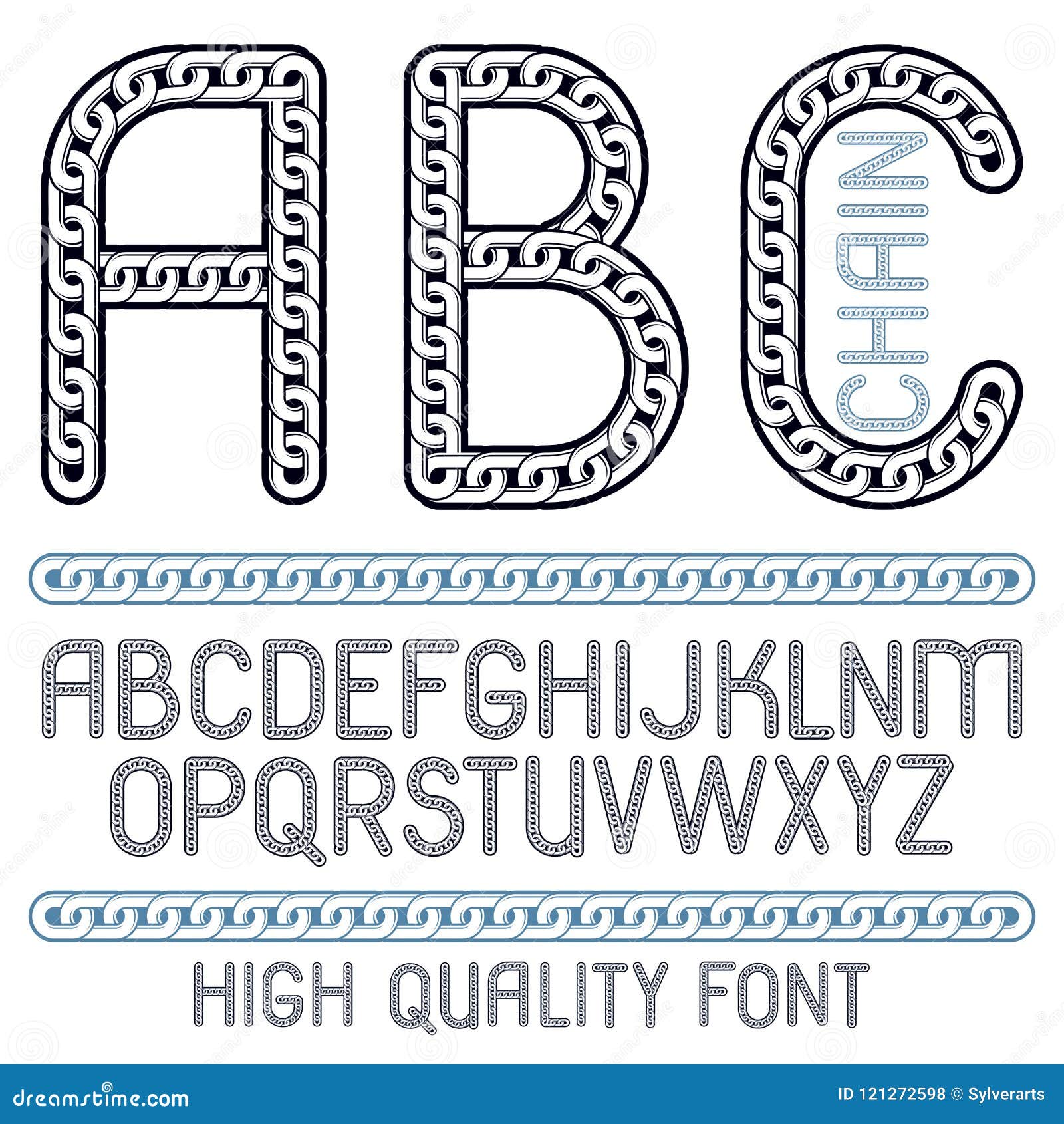 Vector Type Font, Script from a To Z. Capital Creative Letters, Stock ...