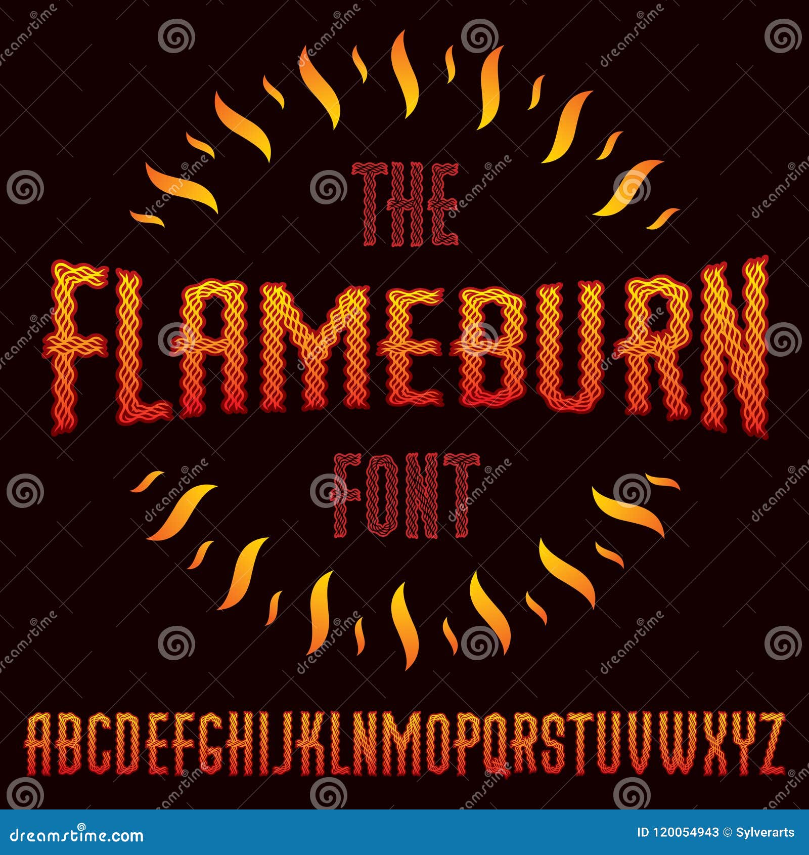 Vector Typescript Made with Hot Flaming Design Stock Vector ...