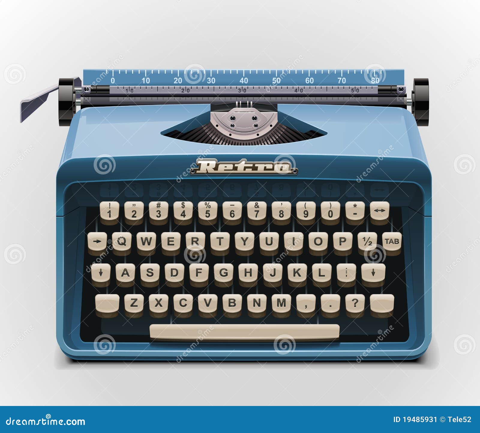 Vector typewriter XXL icon stock vector. Illustration of element - 19485931