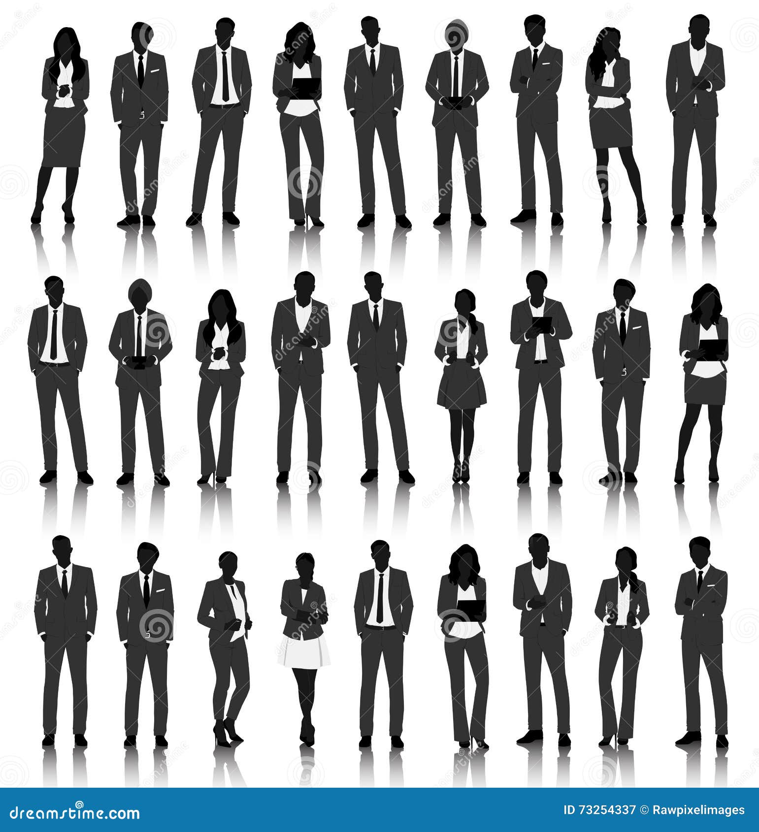 Vector UI Illustration Business People Concept Stock Illustration ...