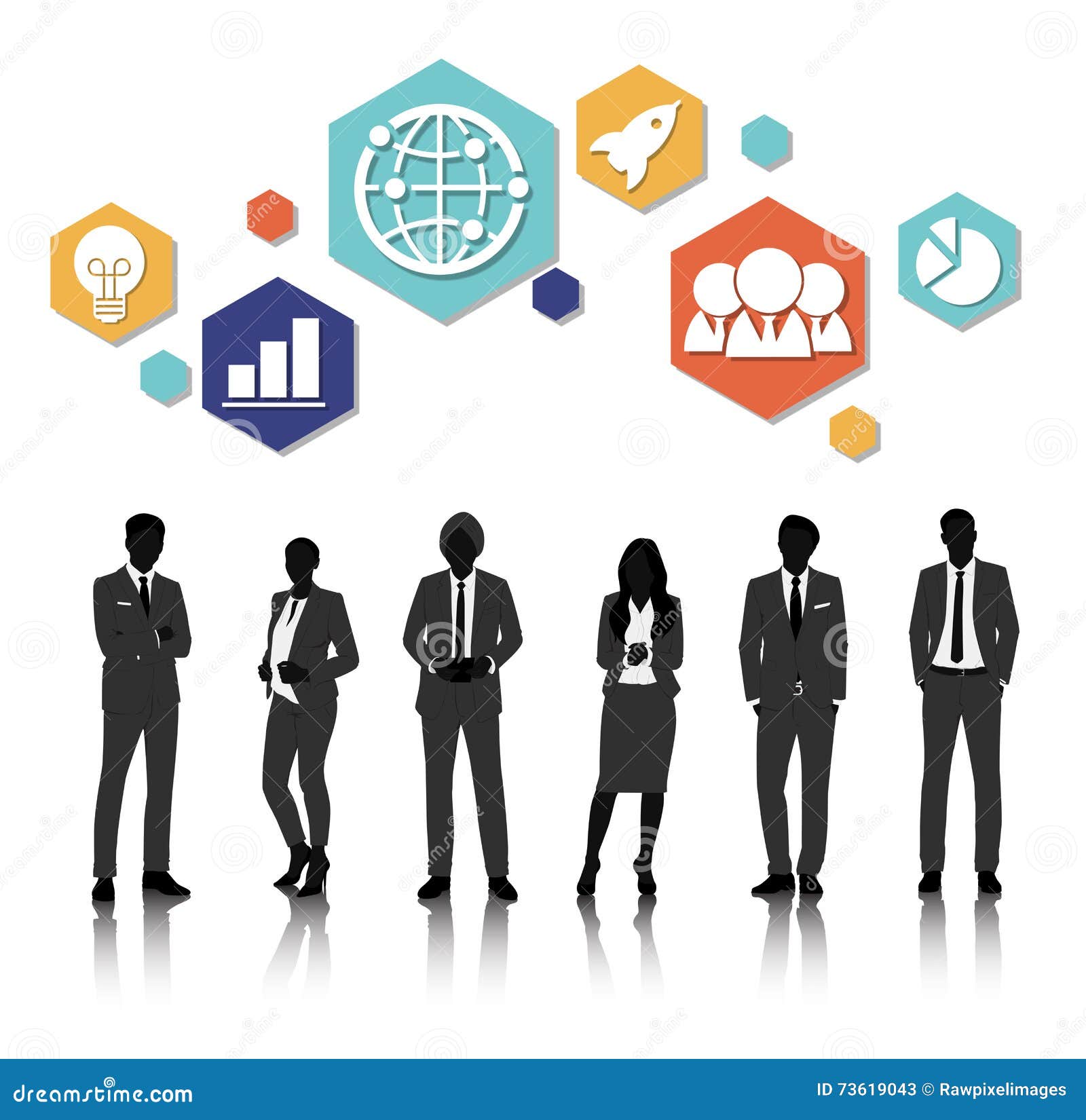 Vector UI Illustration Business People Concept Stock Illustration ...