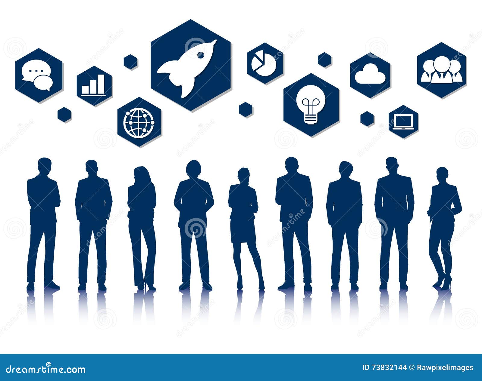 Vector UI Illustration Business People Concept Stock Illustration ...