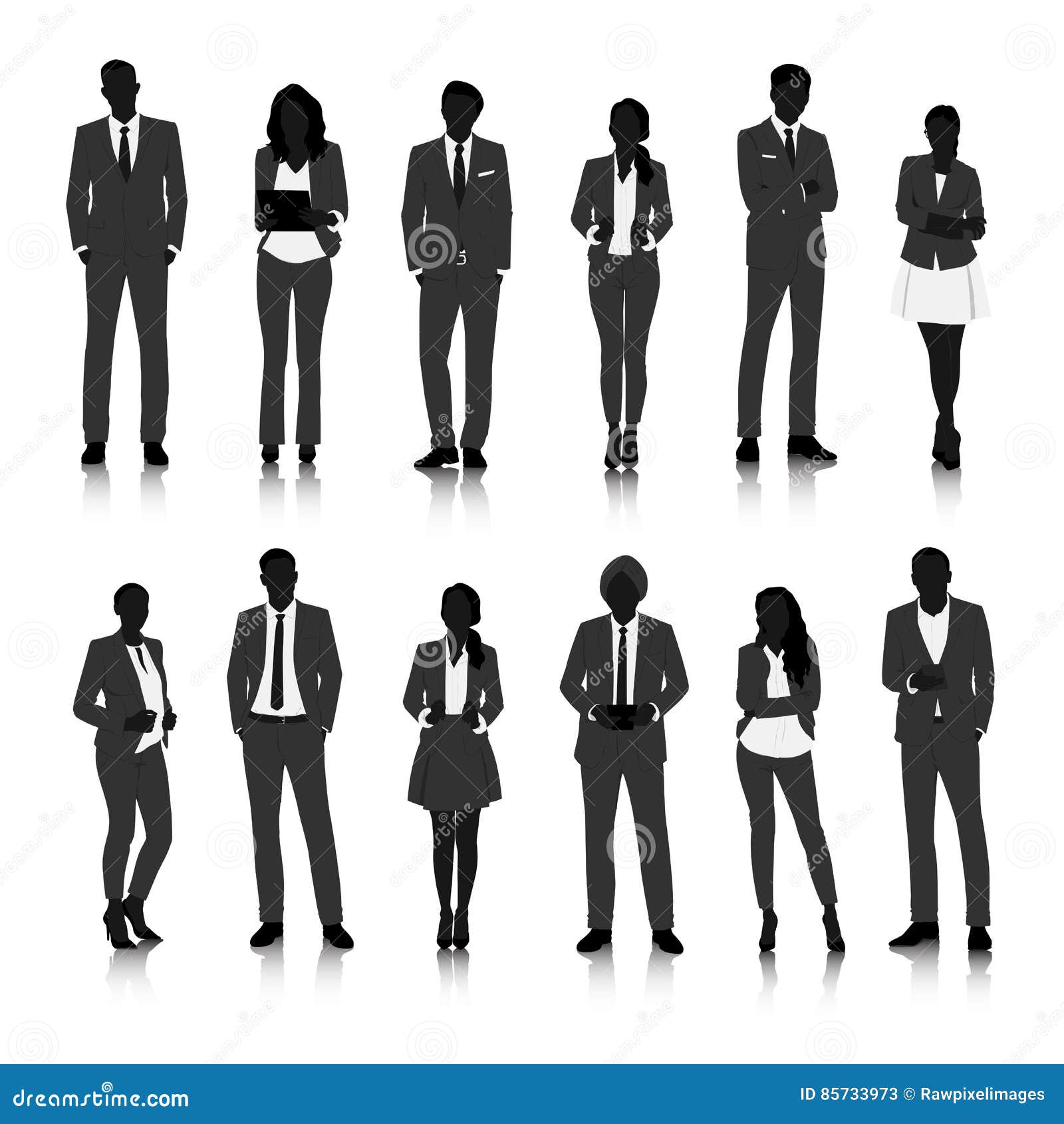 Vector UI Illustration Business People Concept Stock Vector ...