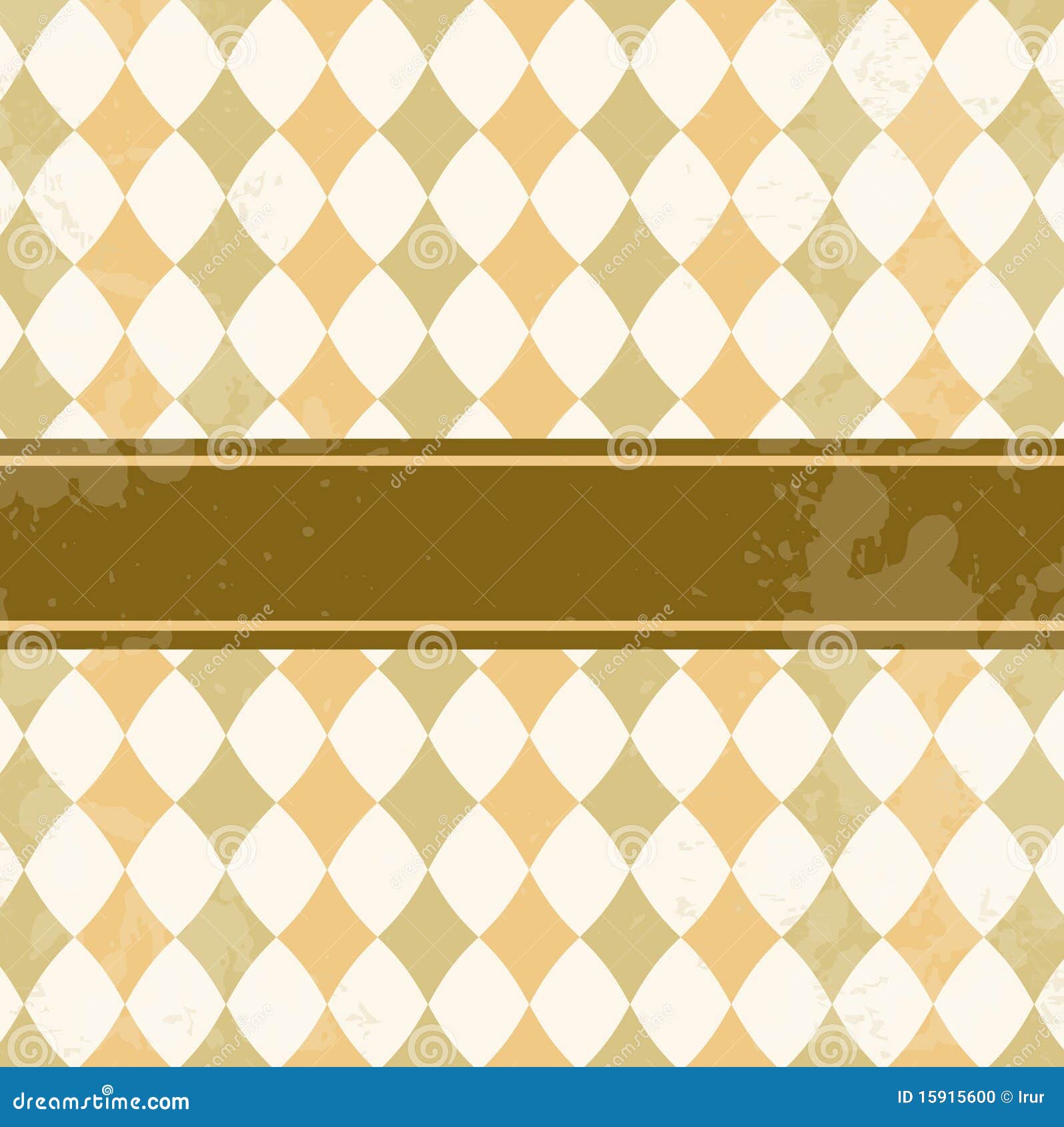 Vector Uitstekende Kaart Met Ruiten Vector Illustratie - Illustration ...