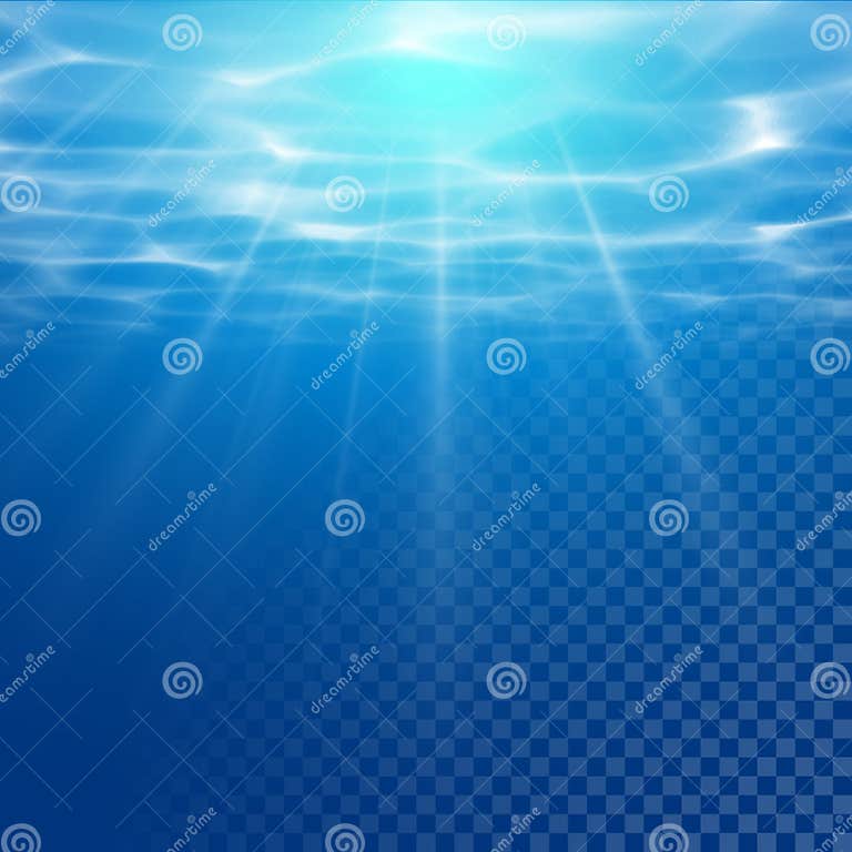 Vector Underwater Light Wallpaper Background. Stock Illustration ...