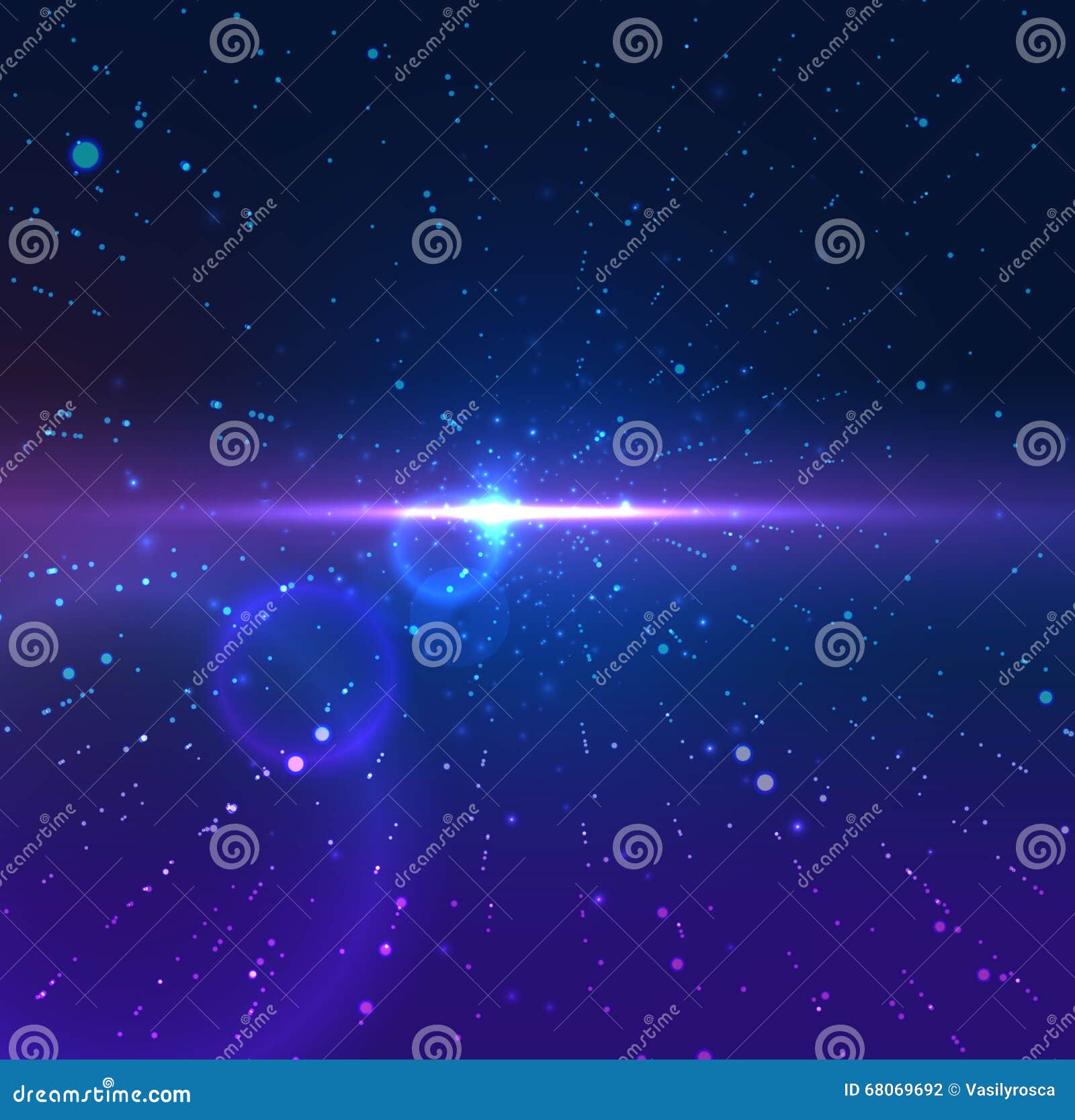 Vector Universe Galaxy Space in Motion Illustration Stock Vector ...