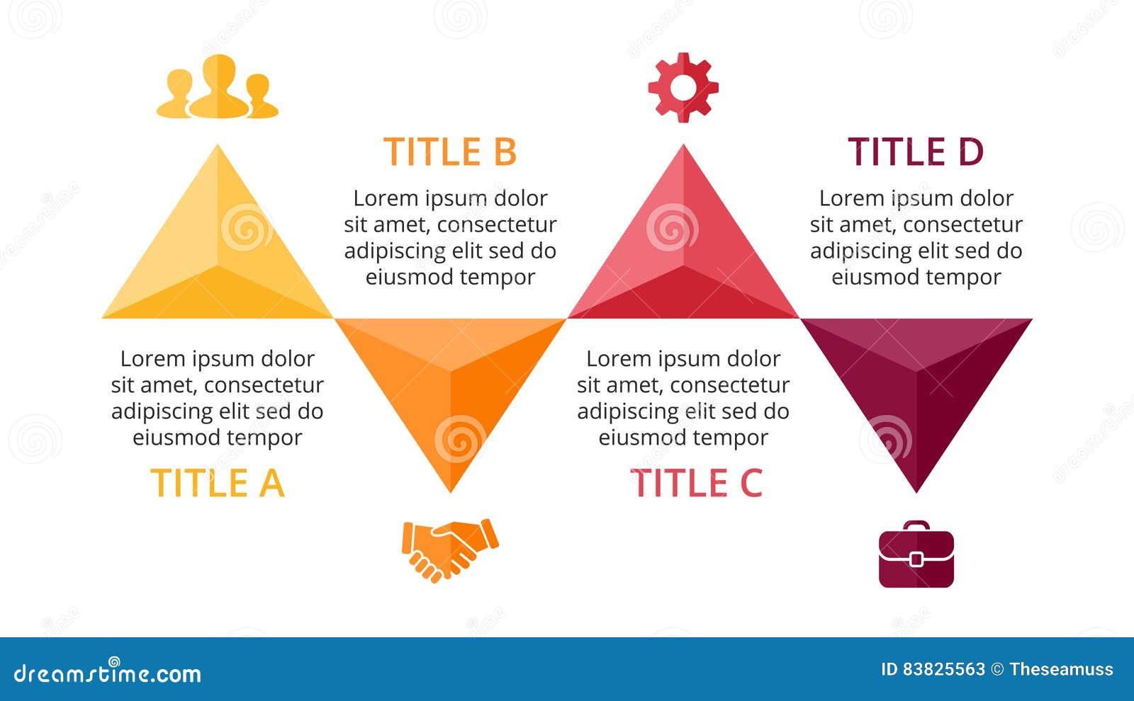 Vector Up Arrows Infographic, Diagram Chart, Triangle Graph ...