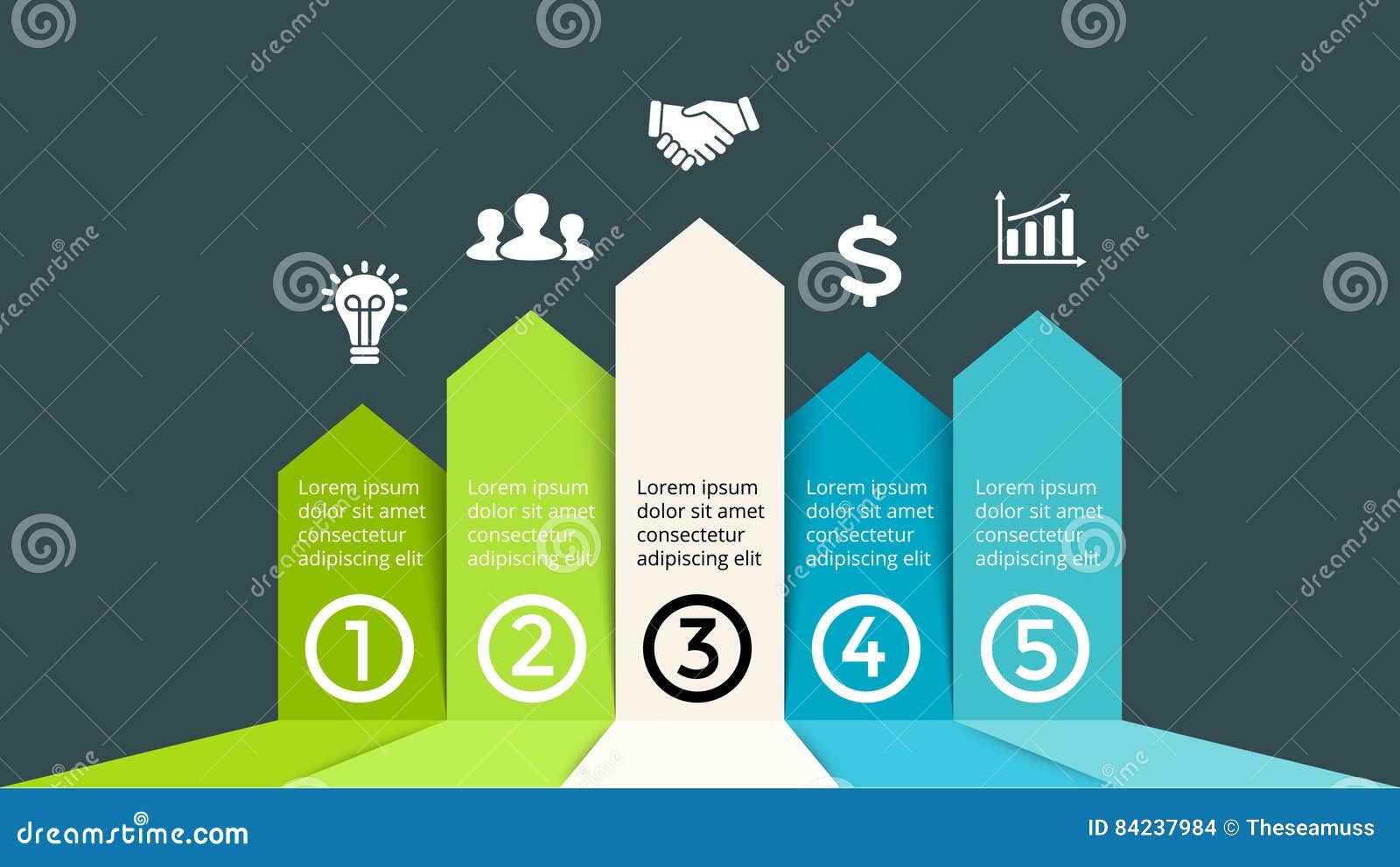 Vector Up Arrows Progress Infographic, Performance Diagram Chart ...