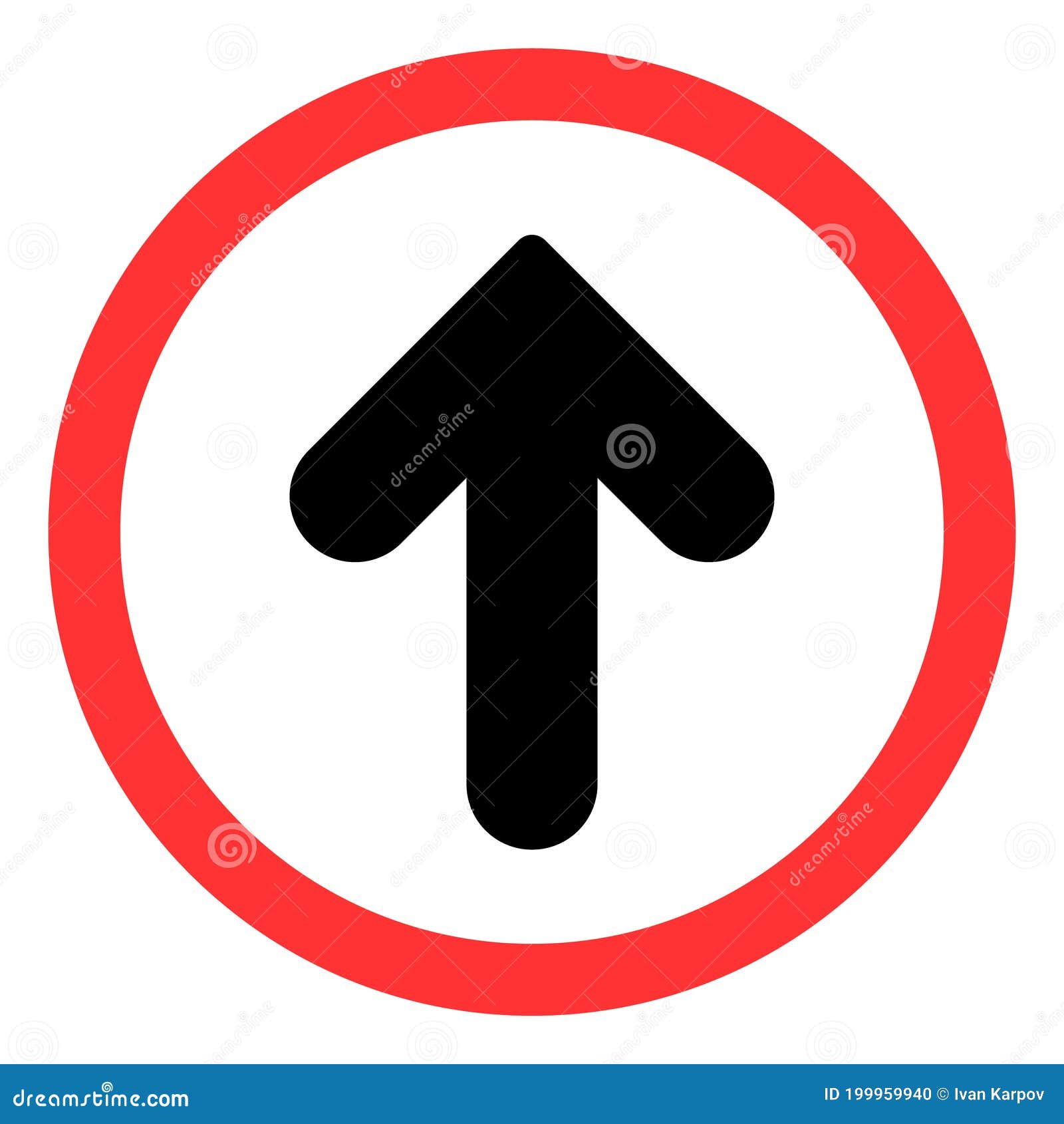 Vector Up Pointer Flat Icon Symbol Stock Vector - Illustration of ...