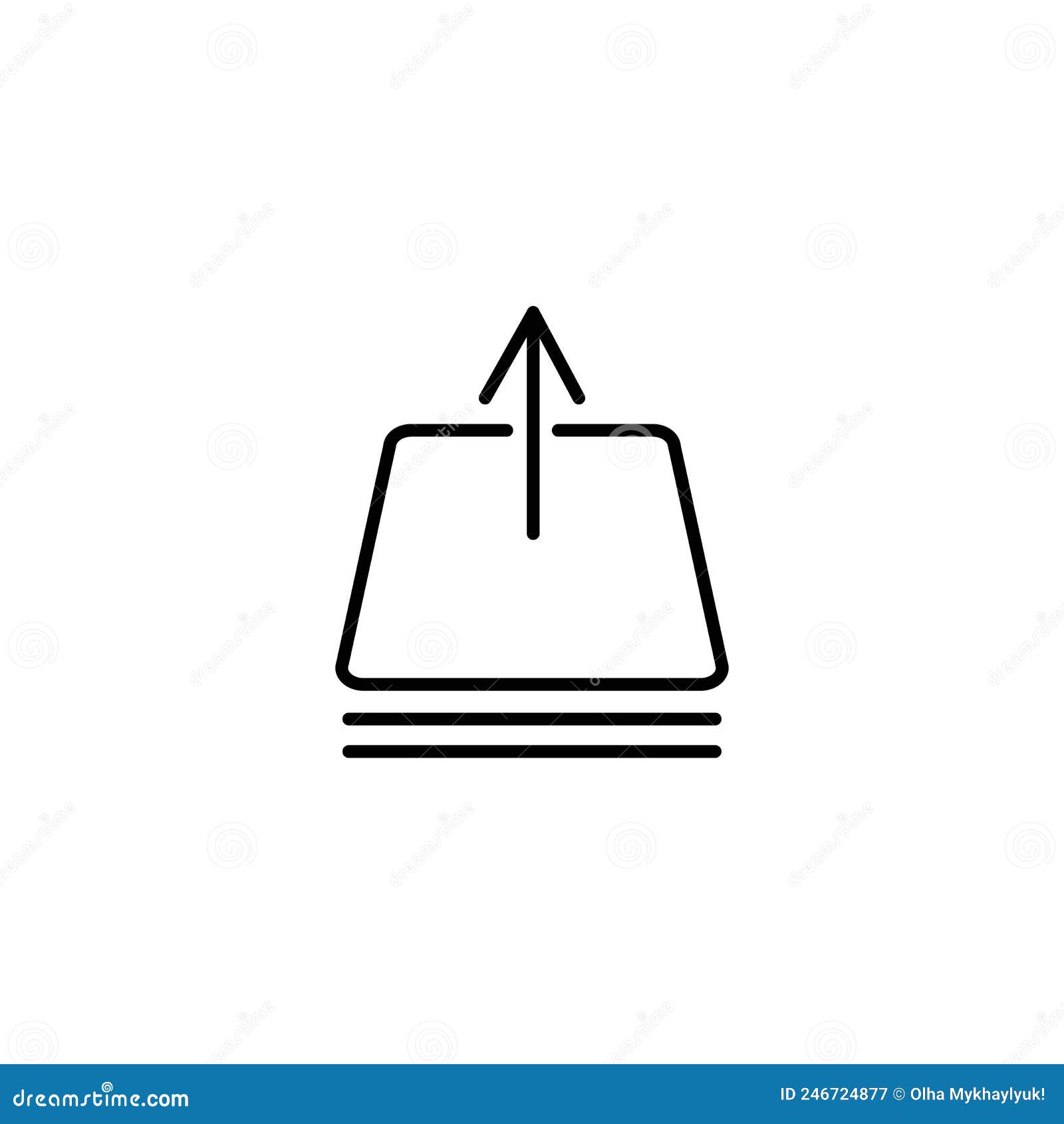 Vector Upload File Icon. Document Report Upload. Vector Download Button ...