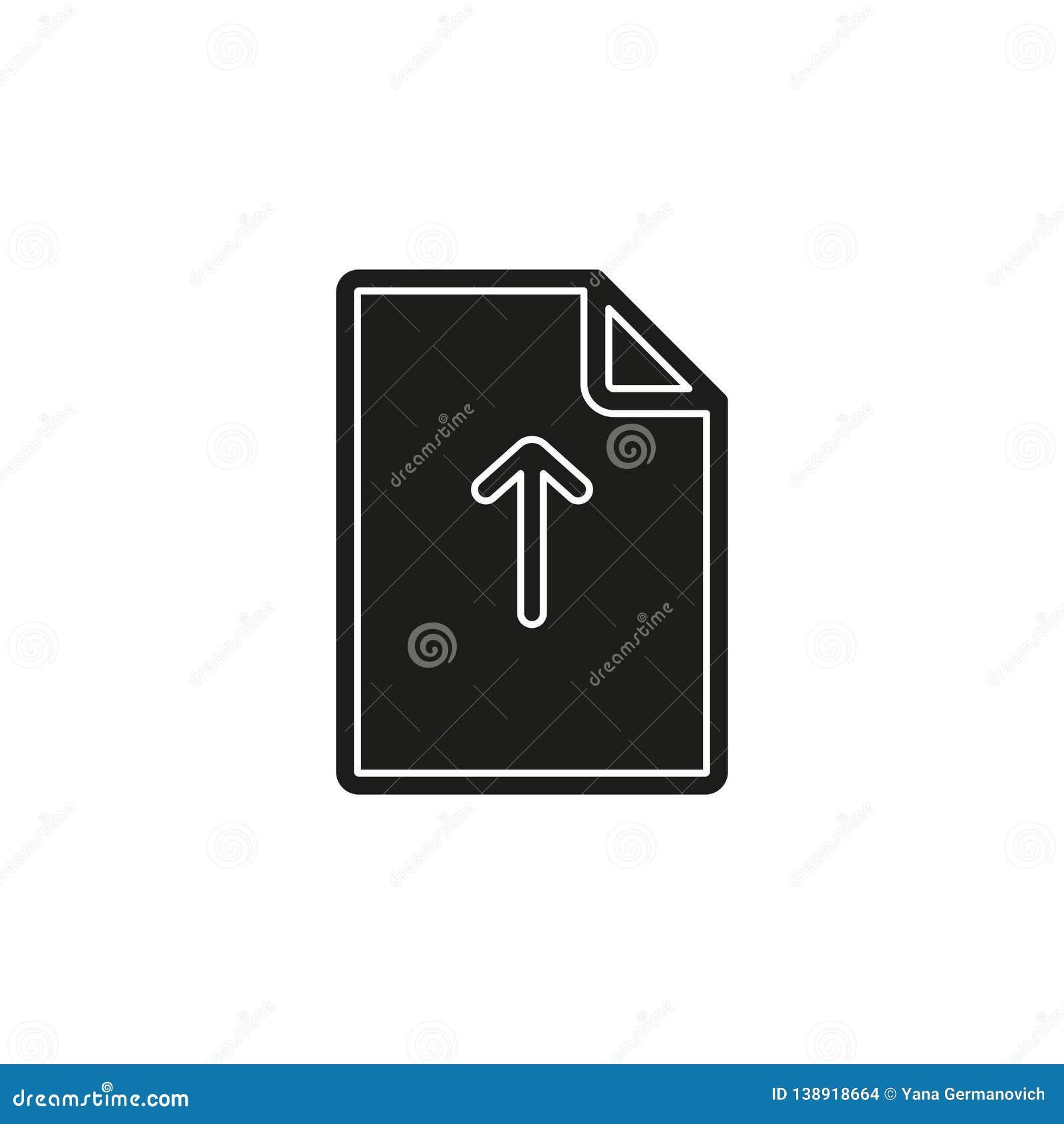 Vector Upload File Icon - File Document Symbol - Document Arrow ... Vector Upload File Icon - File Document Symbol - Document Arrow ...