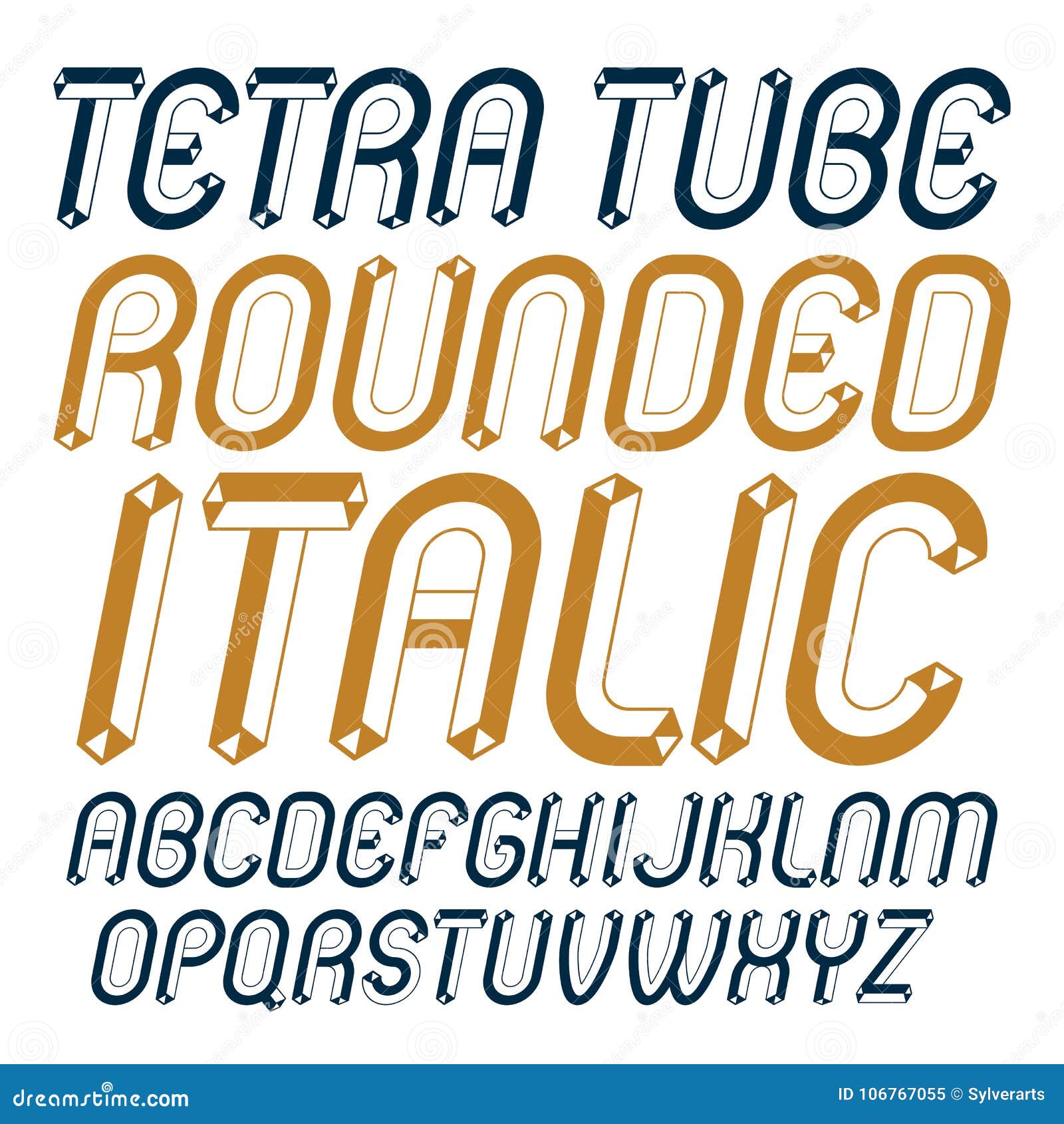 Vector Upper Case Modern Alphabet Letters Set. Artistic Italic R Stock ...