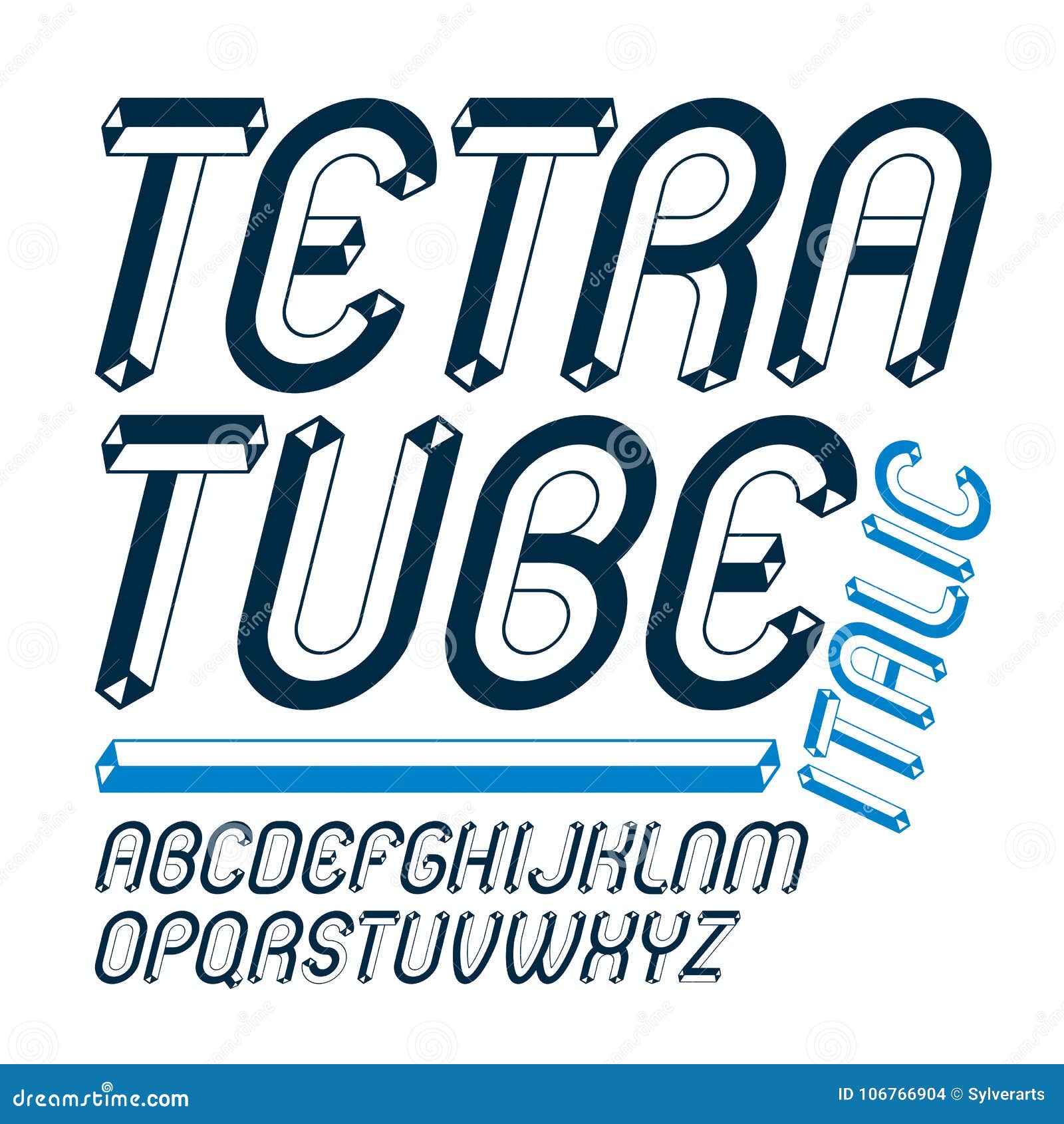 Vector Upper Case Modern Alphabet Letters Set. Artistic Italic R Stock ...