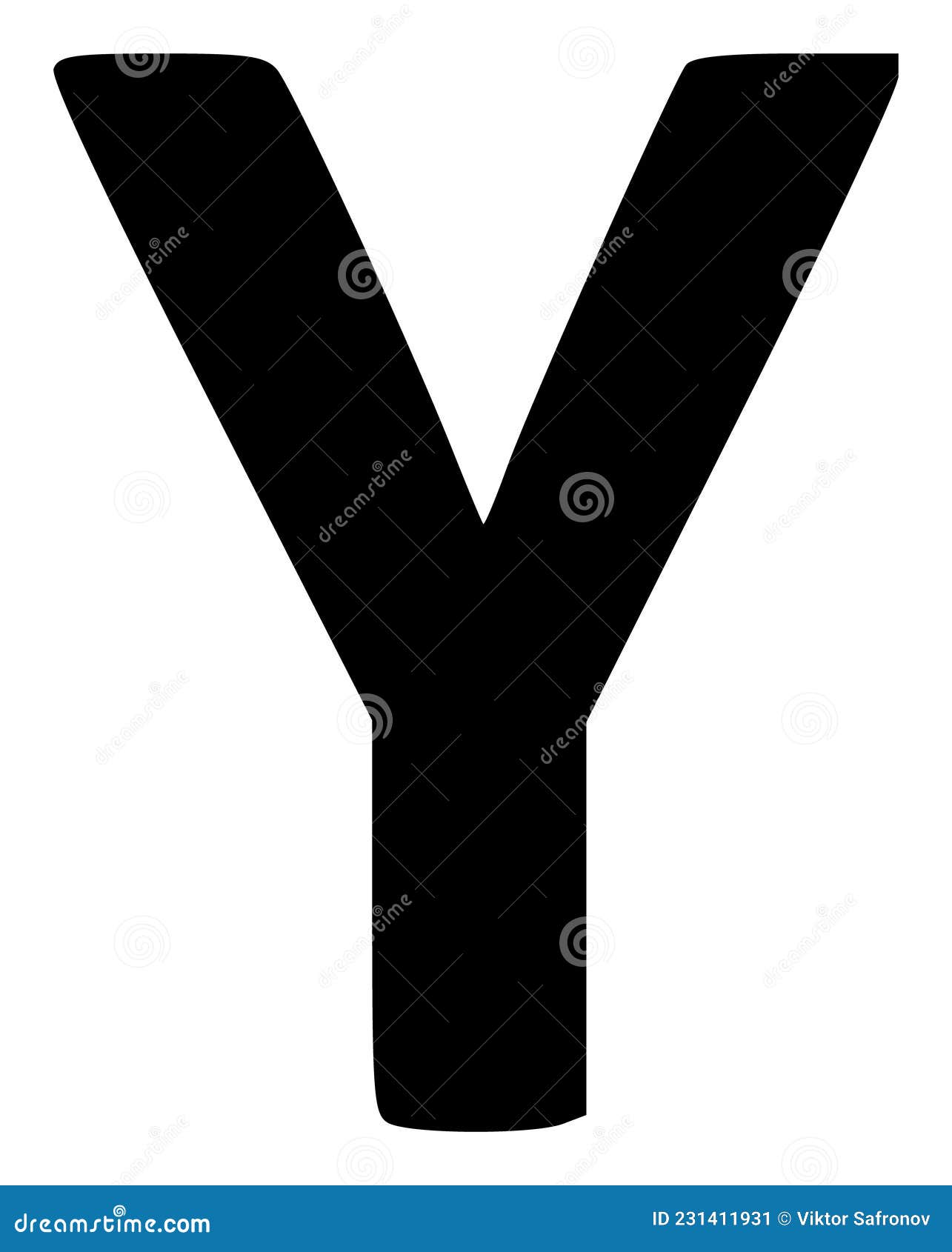 Vector Upsilon Greek Letter Flat Icon Symbol Stock Vector ...