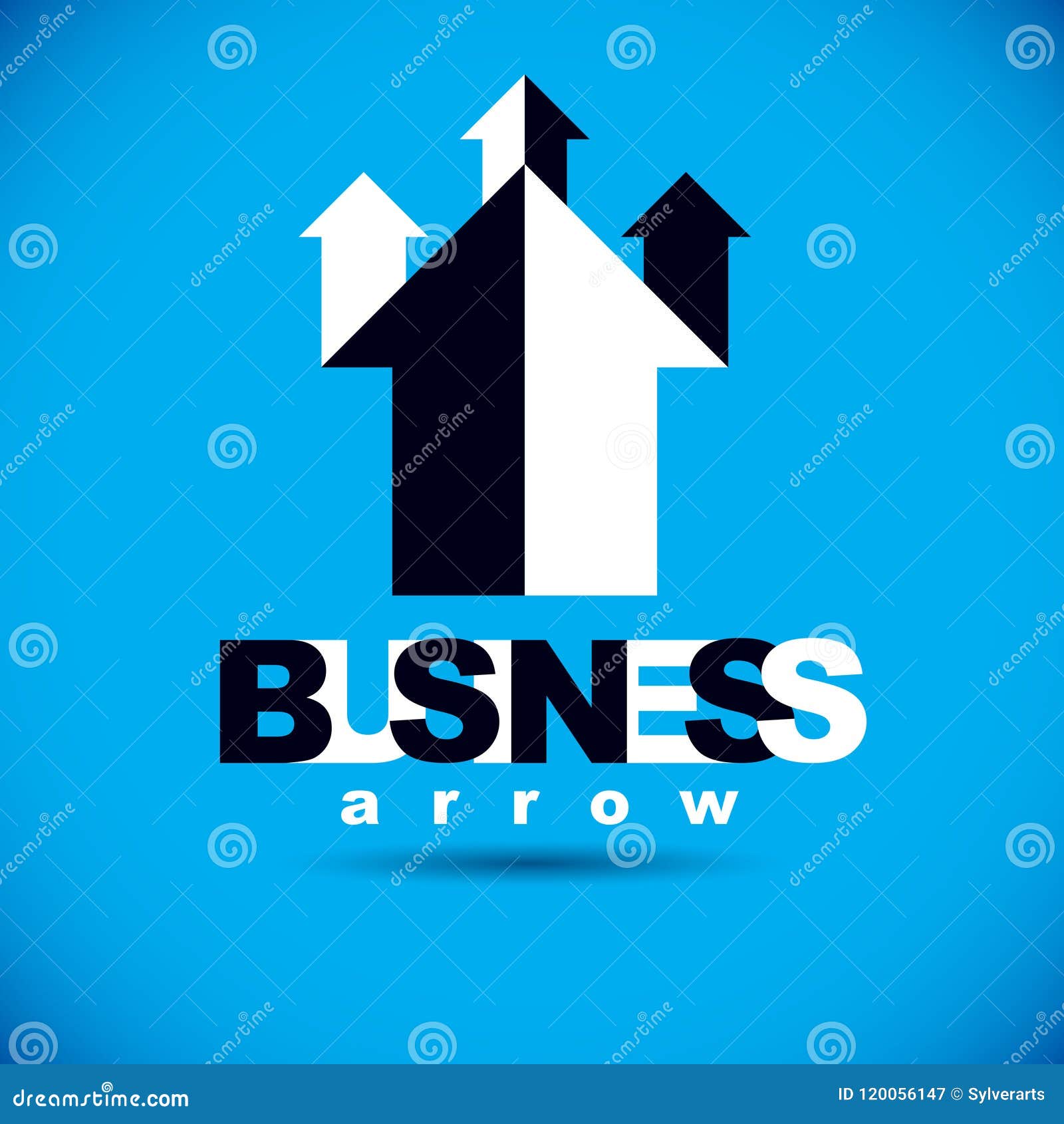 Vector Upward Trend of Business Development. Corporate Development Logo ...