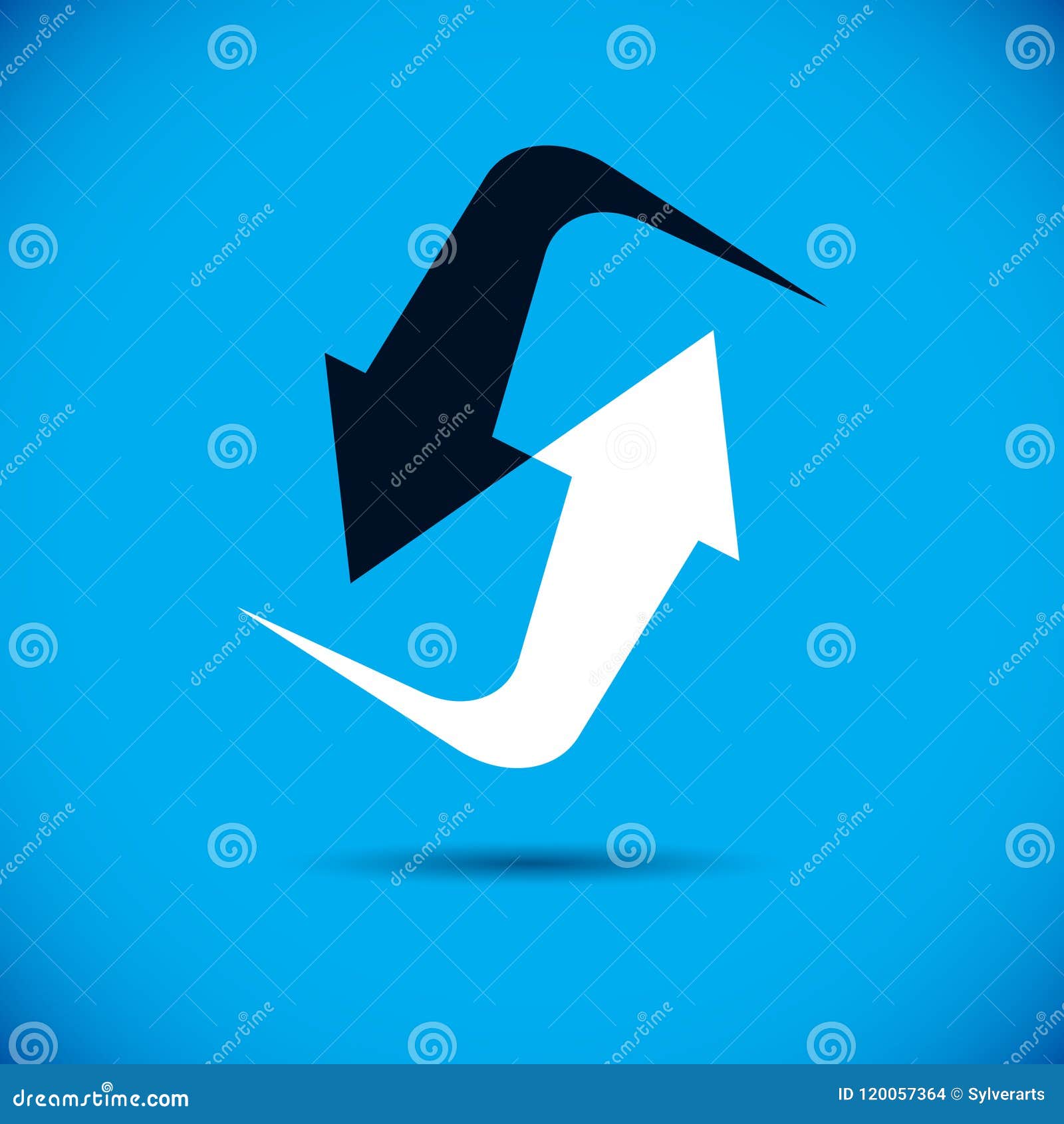 Vector Upward Trend of Business Development. Corporate Development Logo ...