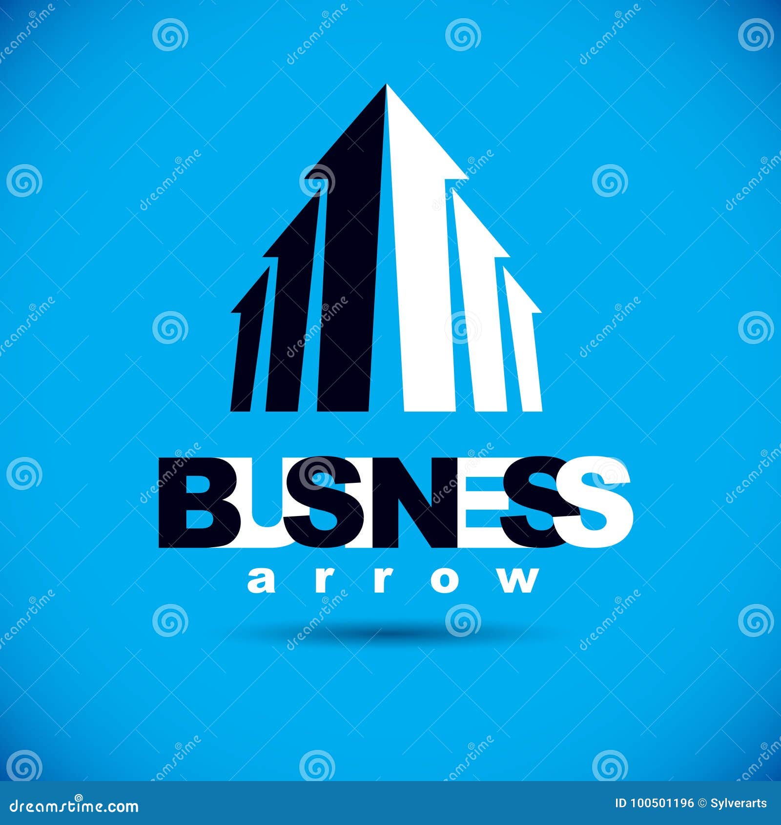 Vector Upward Trend of Business Development. Business Development Logo ...