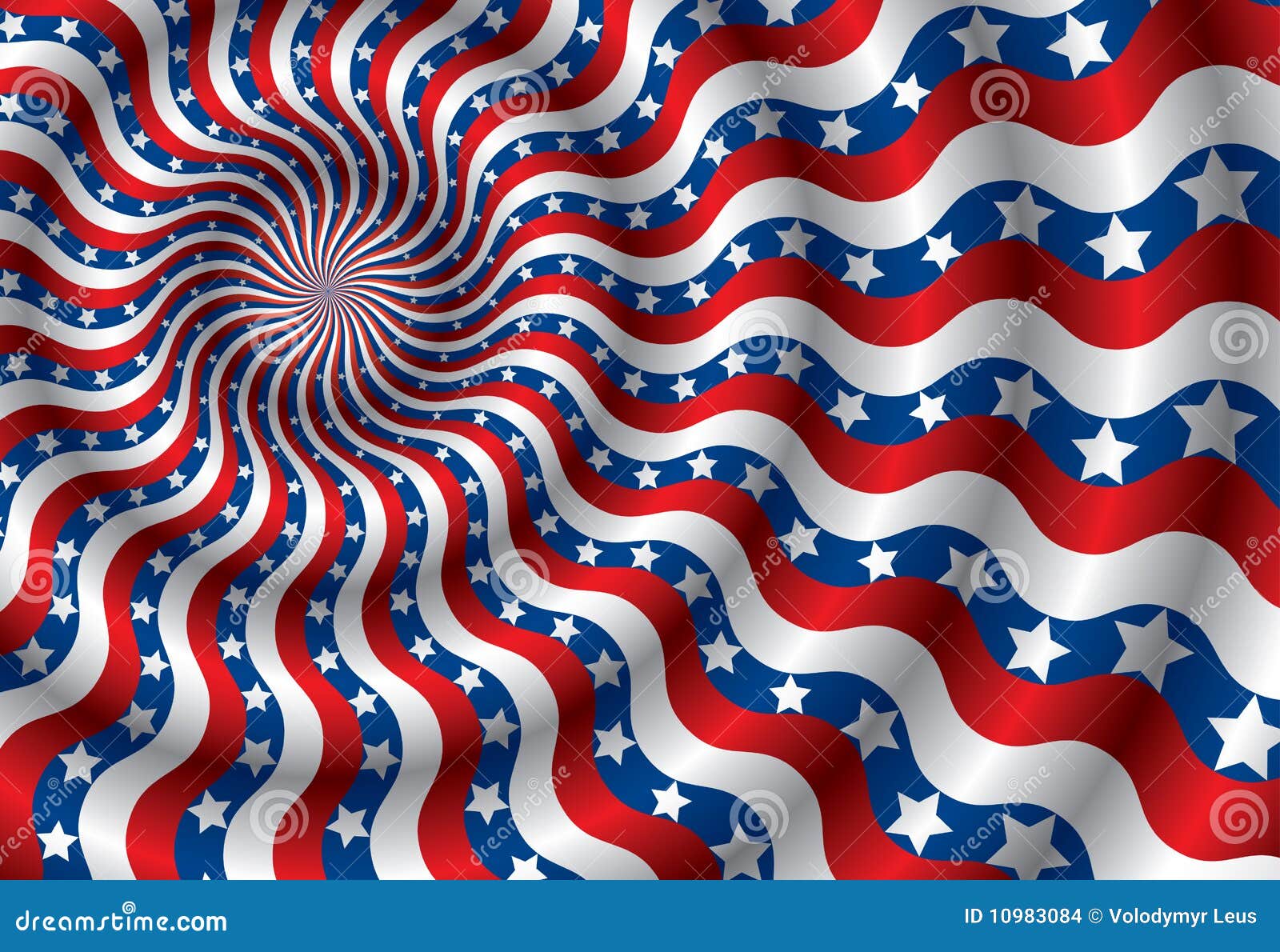 Vector USA Flag Abstraction(CMYK) Stock Vector - Illustration of ...
