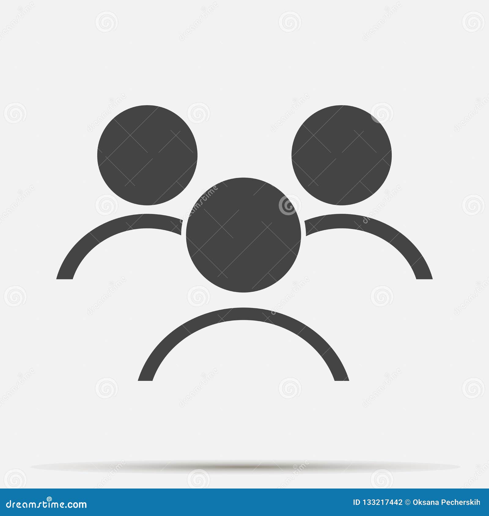 Vector User Chat Icon. People Interaction Symbol Stock Vector ...