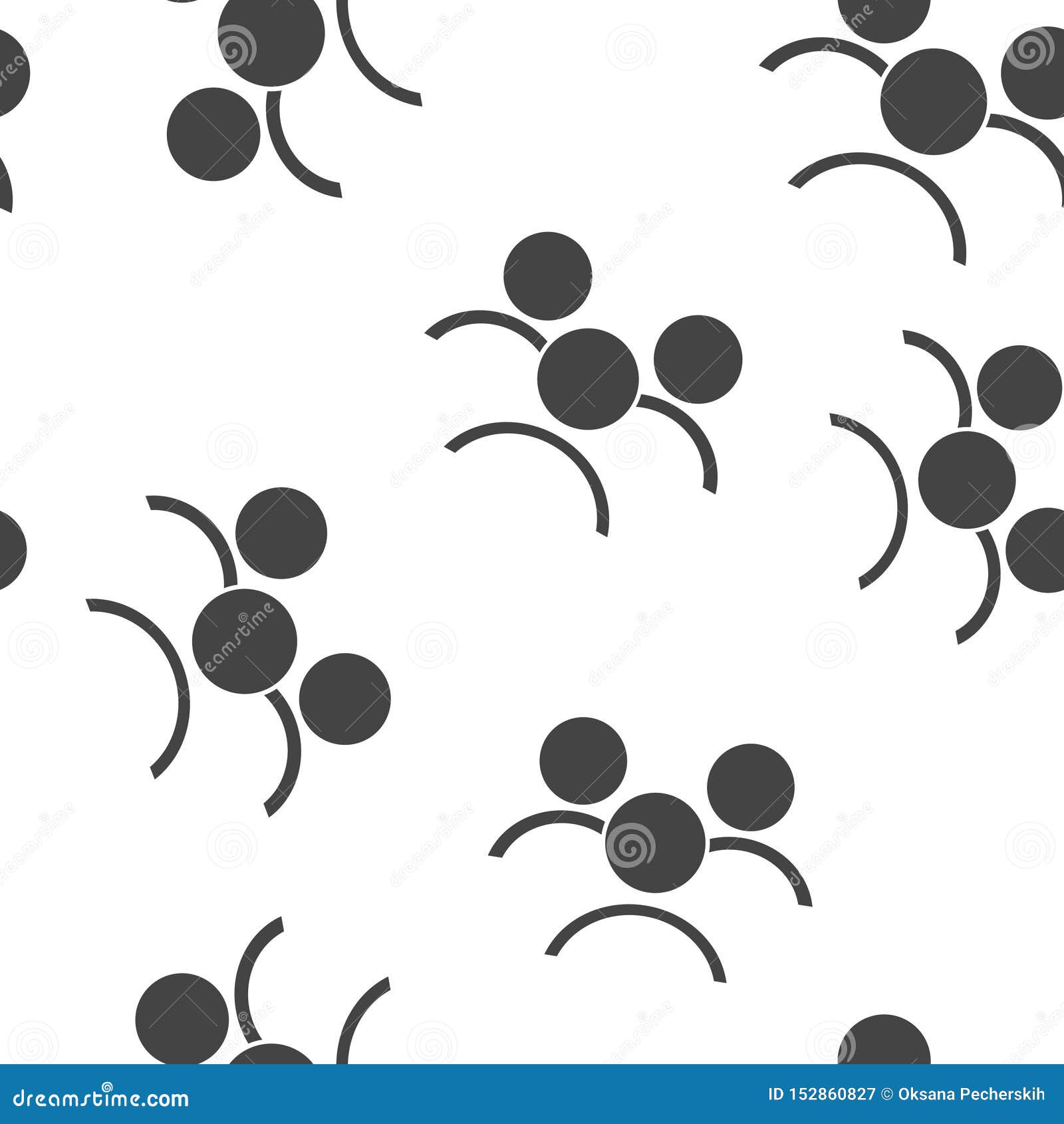 Vector User Chat Icon. People Interaction Symbol Seamless Pattern on a ...