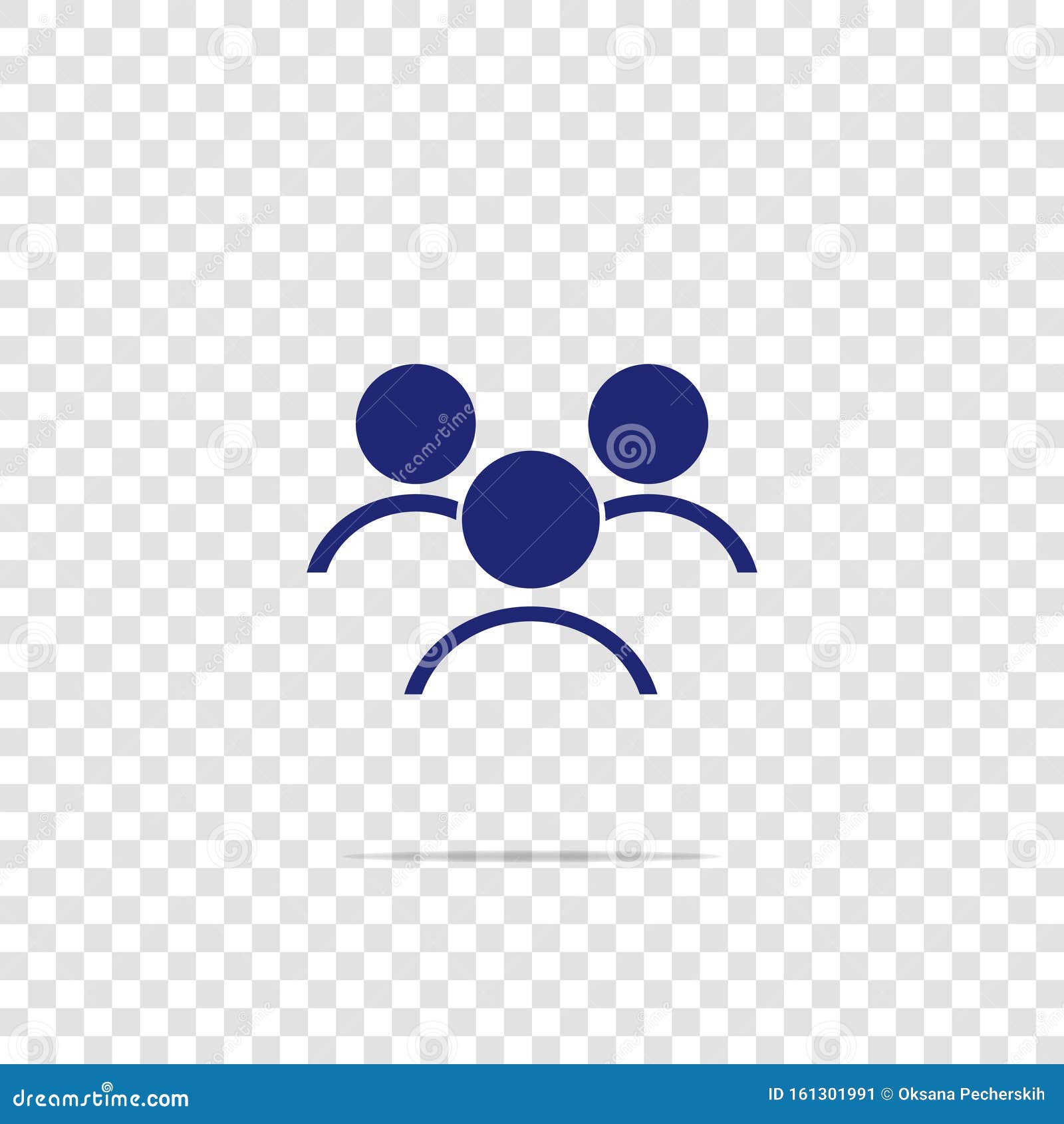 Vector User Chat Icon. People Interaction Symbol on Transparent ...