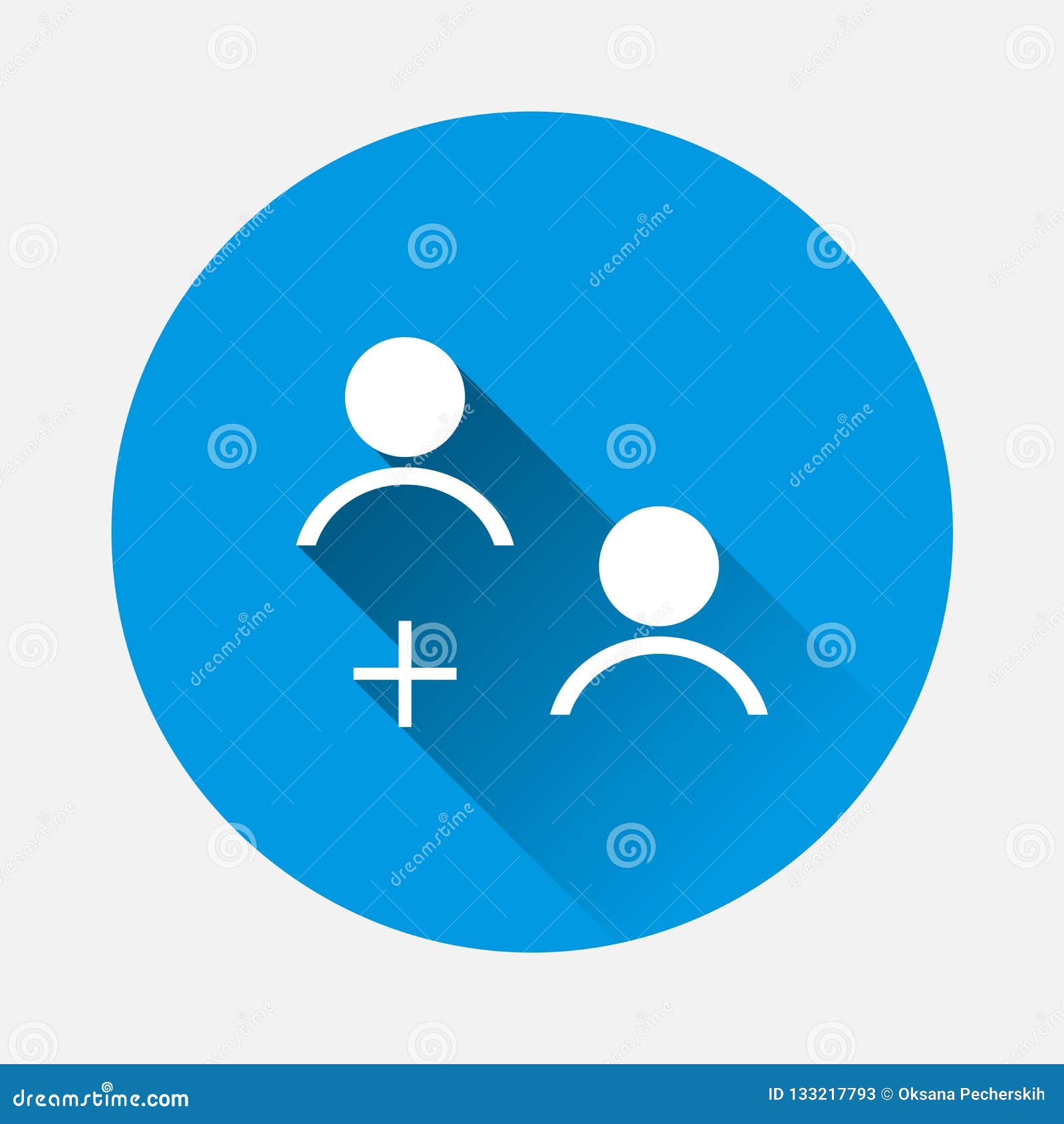 Vector User Chat Icon. Symbol of Interaction of People Stock Vector ...