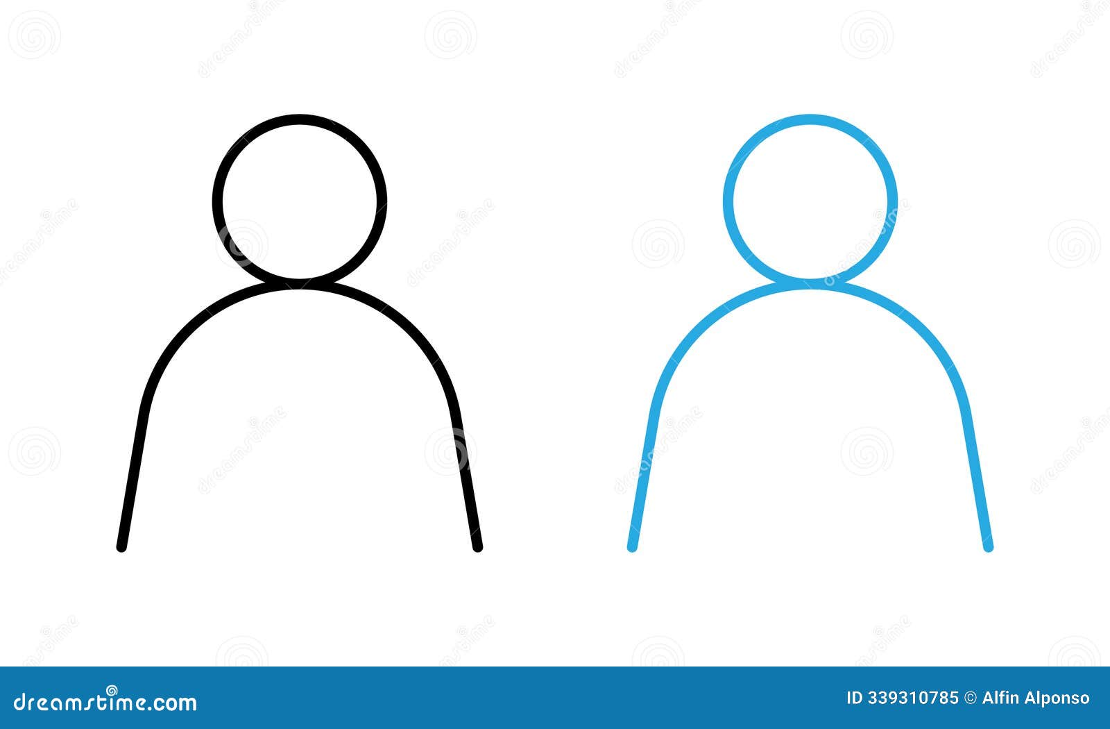 Vector User Icon Set. Profile Icon Set. User Symbols Stock Vector ...