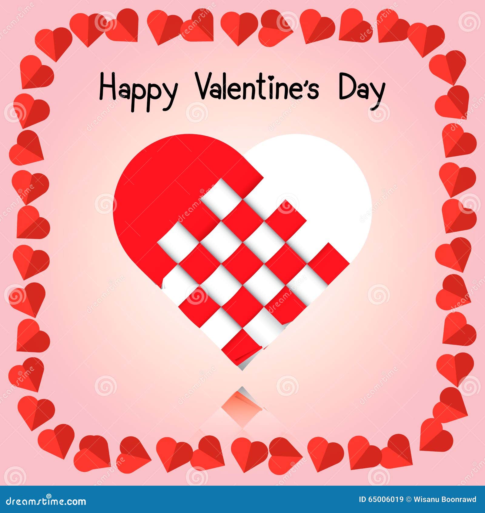 Vector Van Groot Rood Hart, Document Besnoeiing, Kruis Stock ...