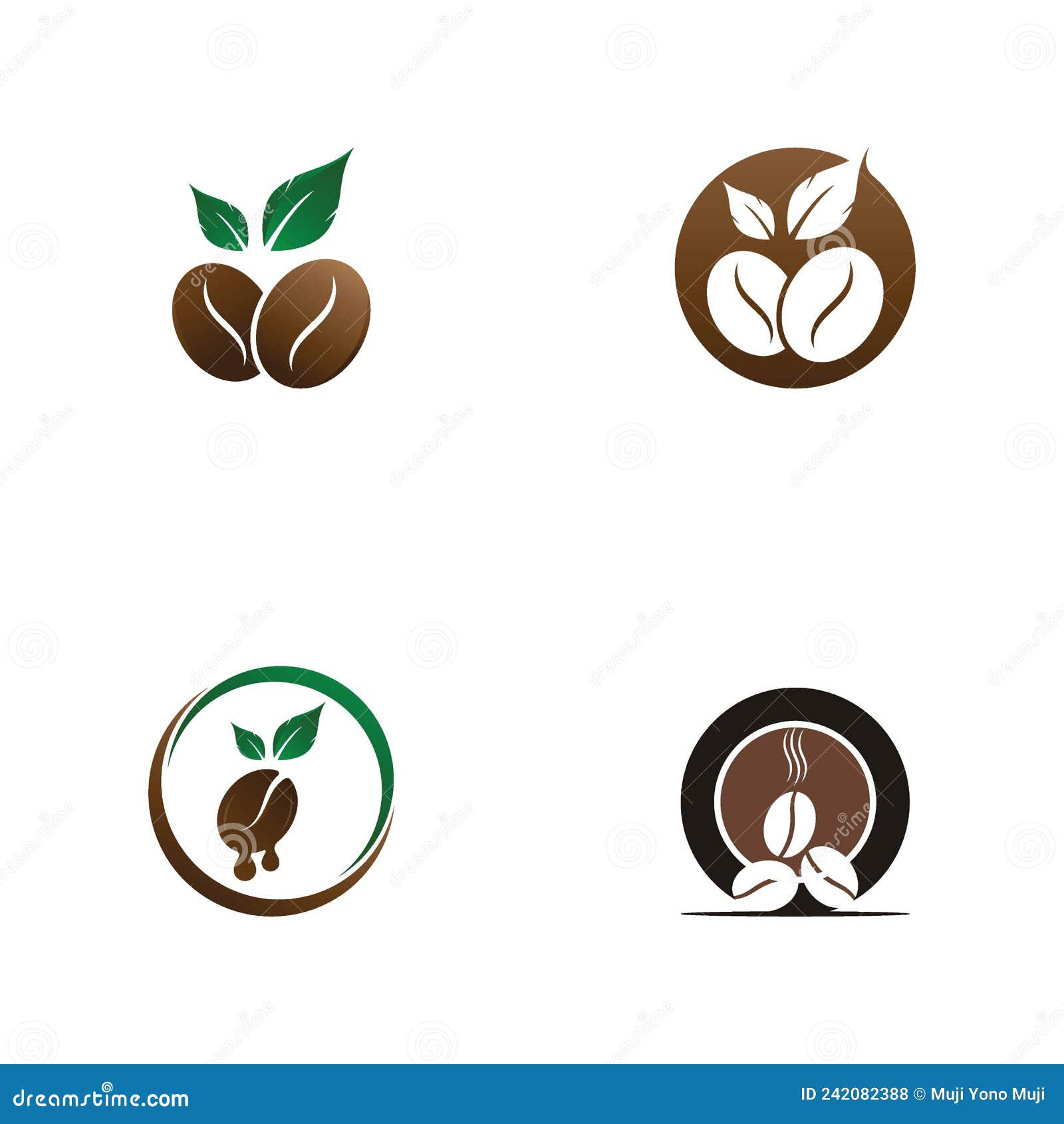 Vector van het koffieboon vector illustratie. Illustration of pictogram - 242082388