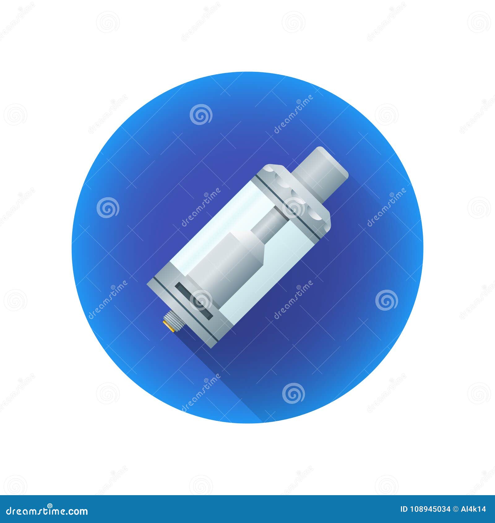 Vector Vaporizer Atomizer Device Illustration Stock Vector ...
