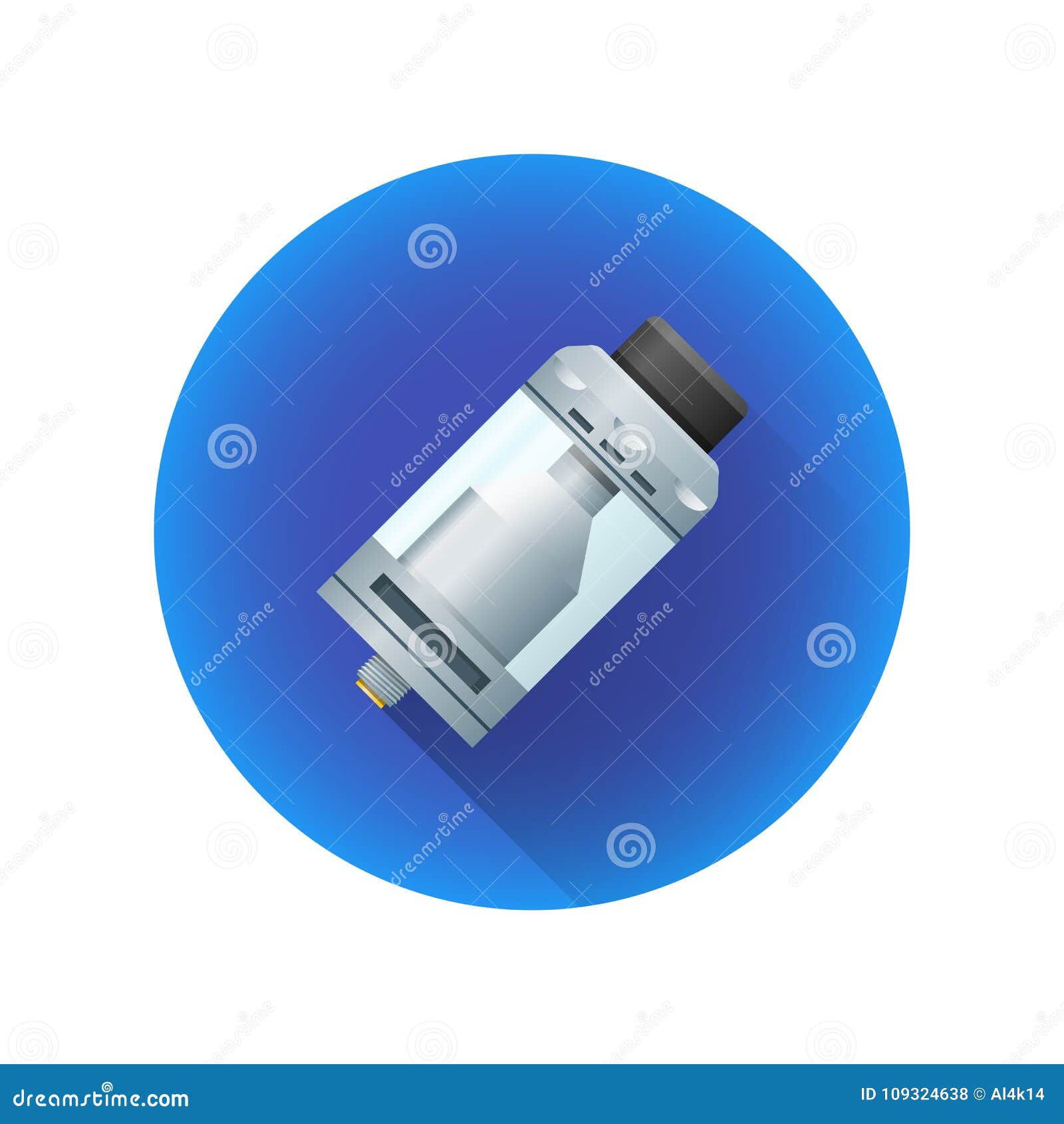 Vector Vaporizer Atomizer Device Illustration Stock Illustration ...